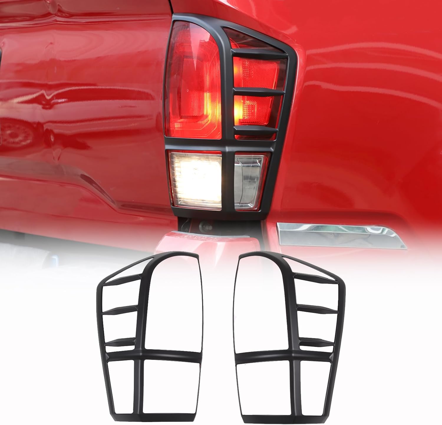 Amazon.com: Tail Light Guard Covers Compatible with Toyota Tacoma 2016 ...