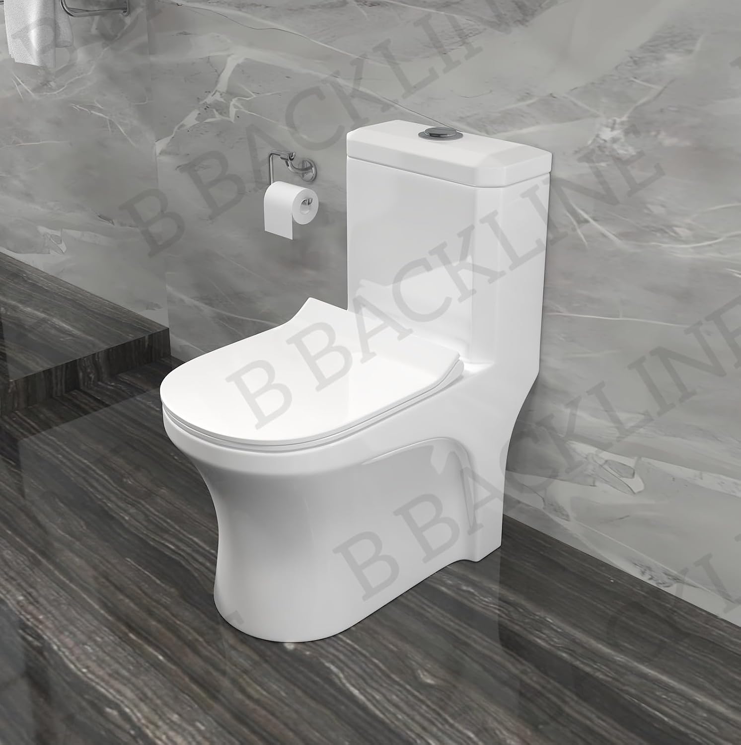Ceramic Floor Mounted One Piece Toilet Commode/Western Toilet/Commode ...
