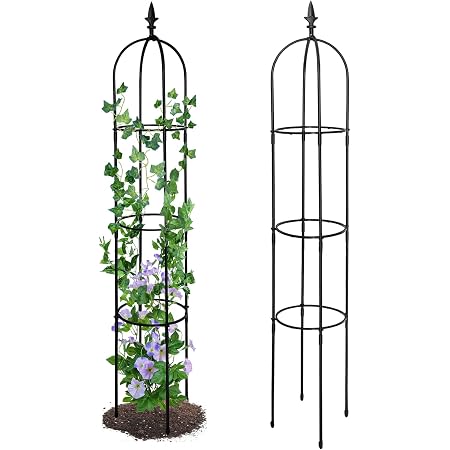 Amazon.com : Skypatio Garden Obelisk Trellis for Climbing Plants (One ...