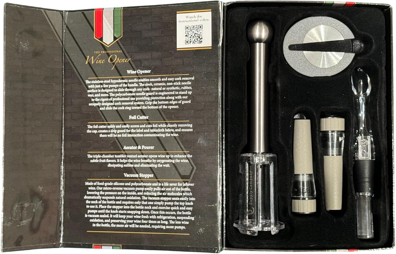 Amazon.com | Professional Wine Opener Set from Vineyard Supply Company ...