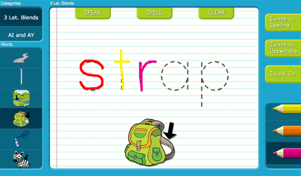 Phonics Write & Play - First Words - App on Amazon Appstore