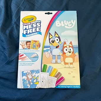 Amazon.co.jp: Bluey color wonder mess free coloring : Toys & Games