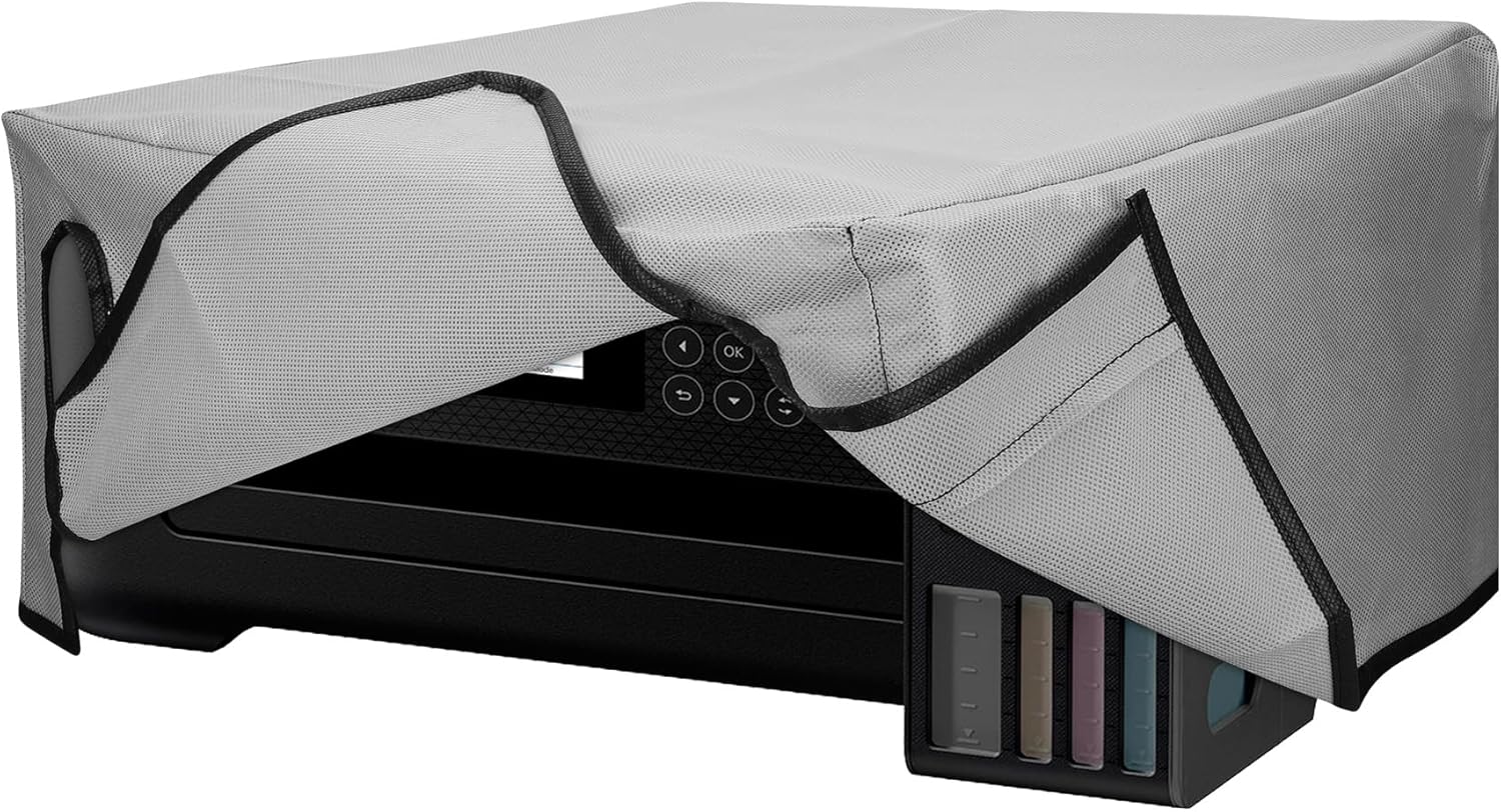 Amazon.com: kwmobile Dust Cover Compatible with Epson EcoTank ET-2850 ...