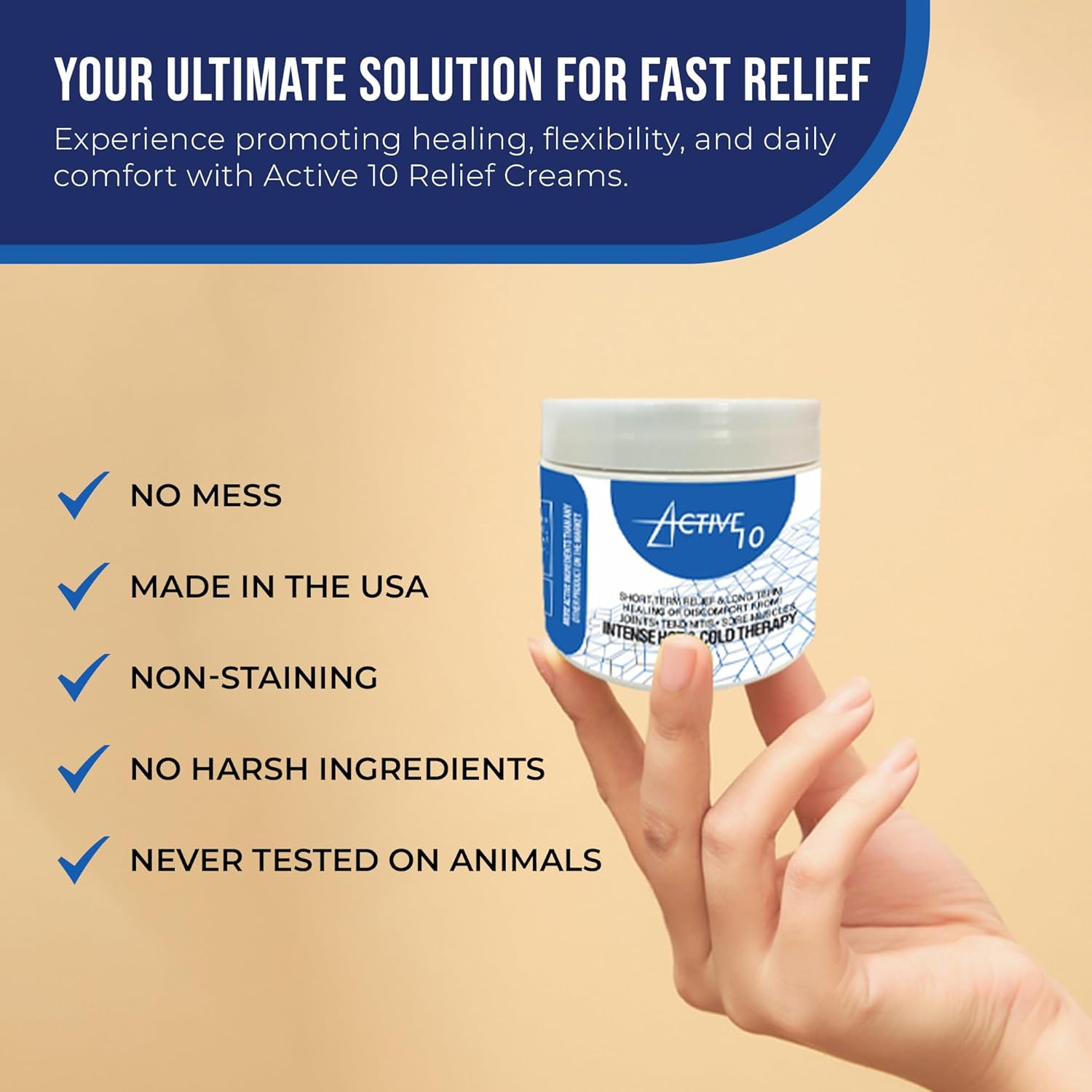 Active 10 Crema de alivio y curación – Yaxa Colombia