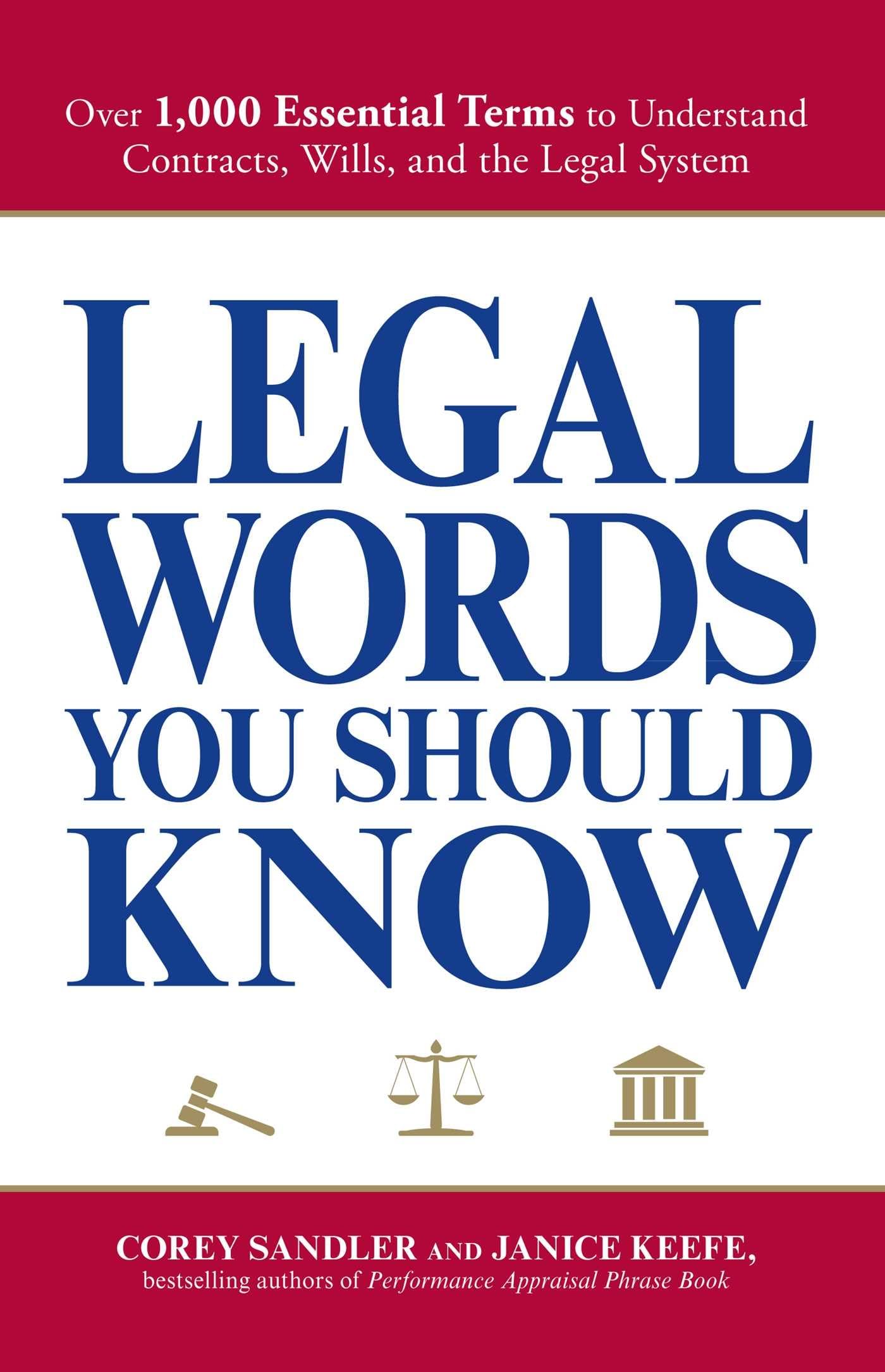 Amazon.com: Legal Words You Should Know: Over 1,000 Essential Terms to ...