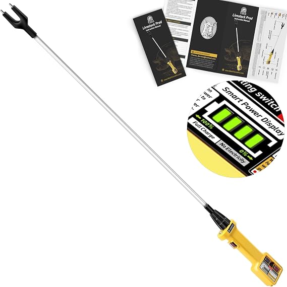 Amazon.com : West Thorne Pro Cattle Prod, Power Display Cattle Prod ...