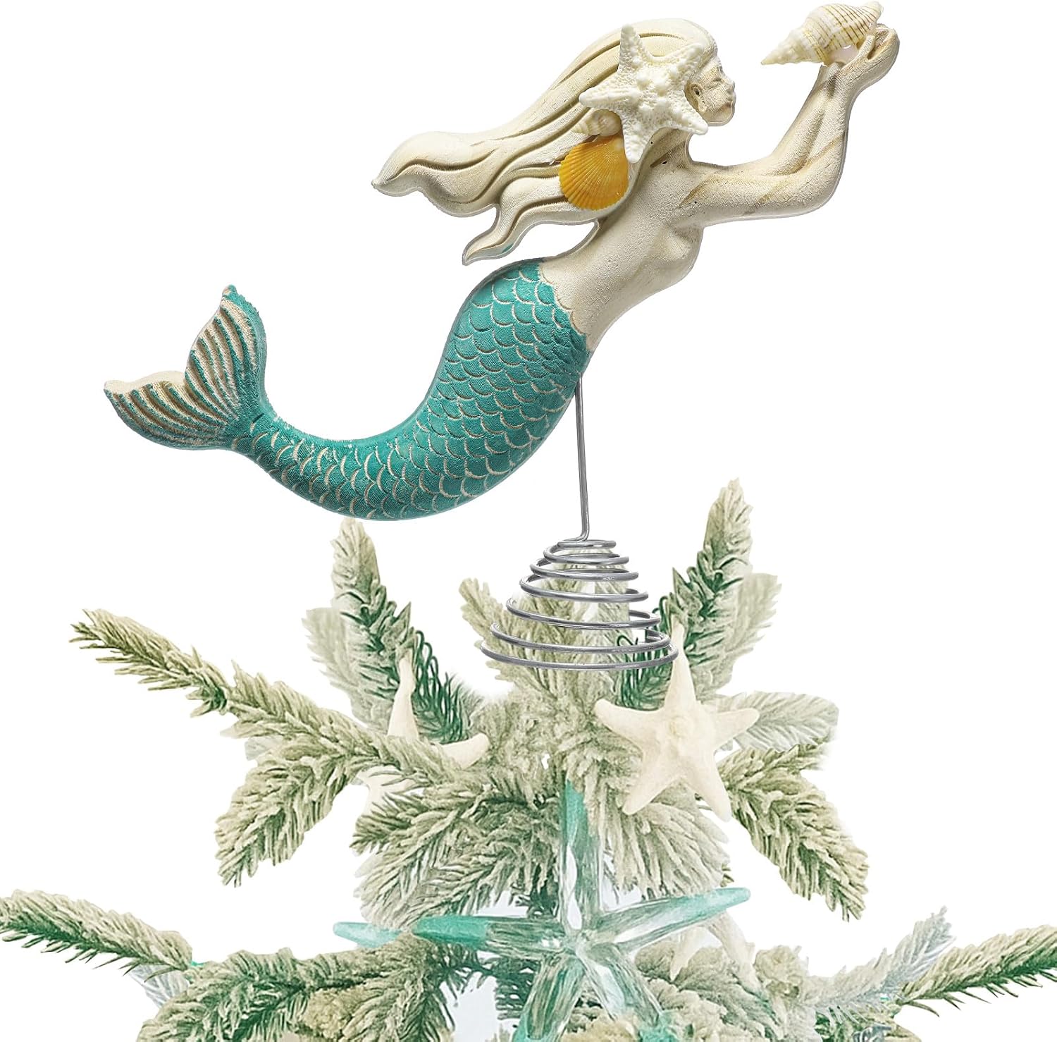 Amazon.com: Demissle 10.6 Inches Ocean Christmas Ornament Coastal ...
