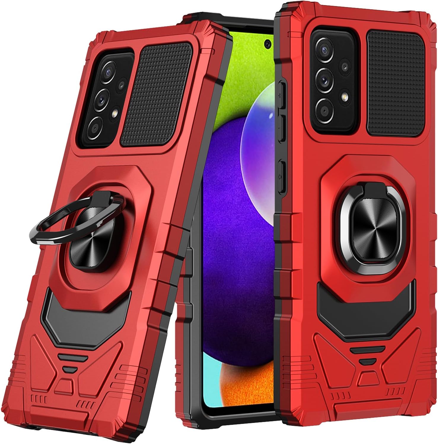 Amazon.com: Fucozan for Samsung Galaxy A52 5G Case A52 4G with Kickstand Ring Magnetic Holder ...