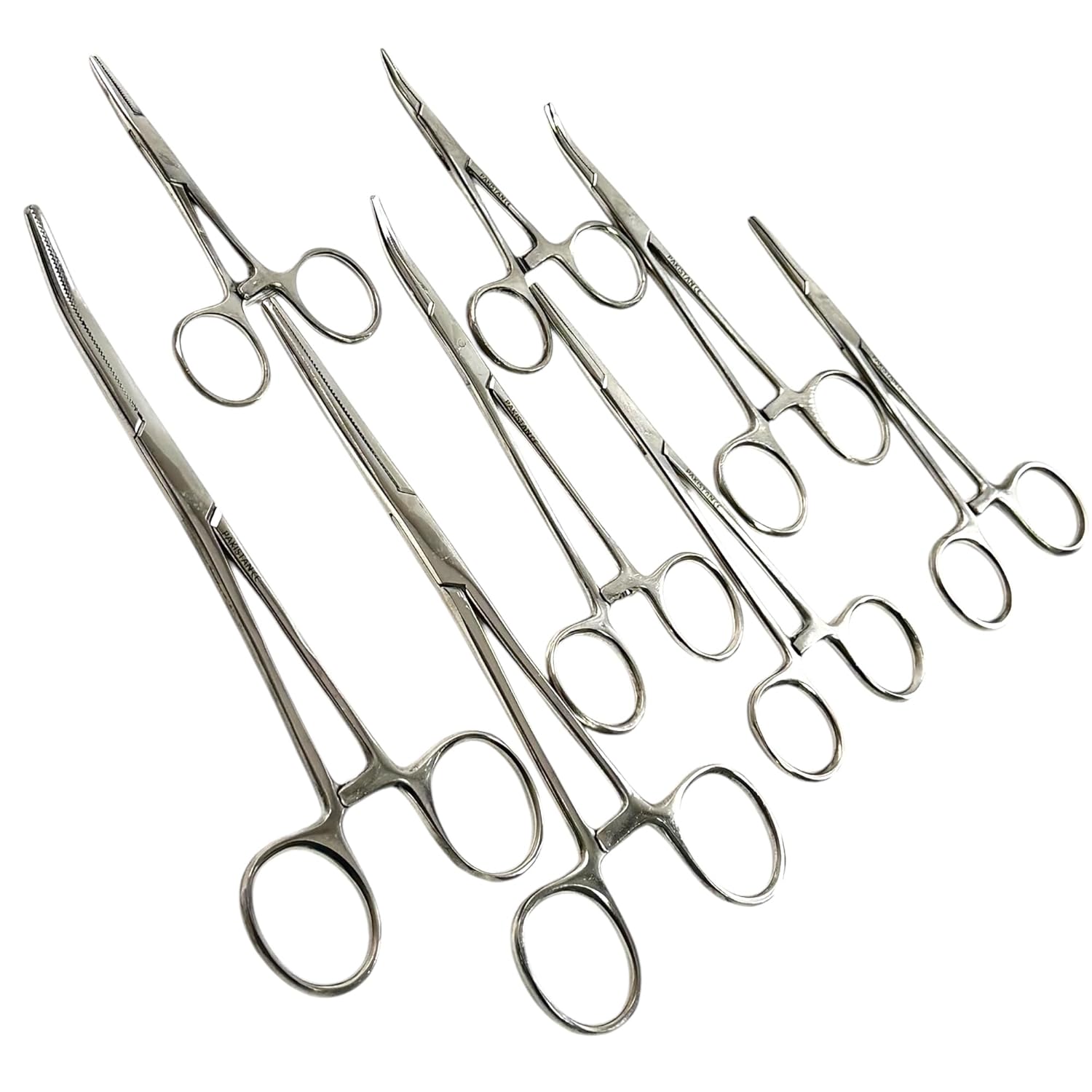 ArtLab-Ultimate Hemostat Forceps Set of 6-Straight & Curved Hemostat ...
