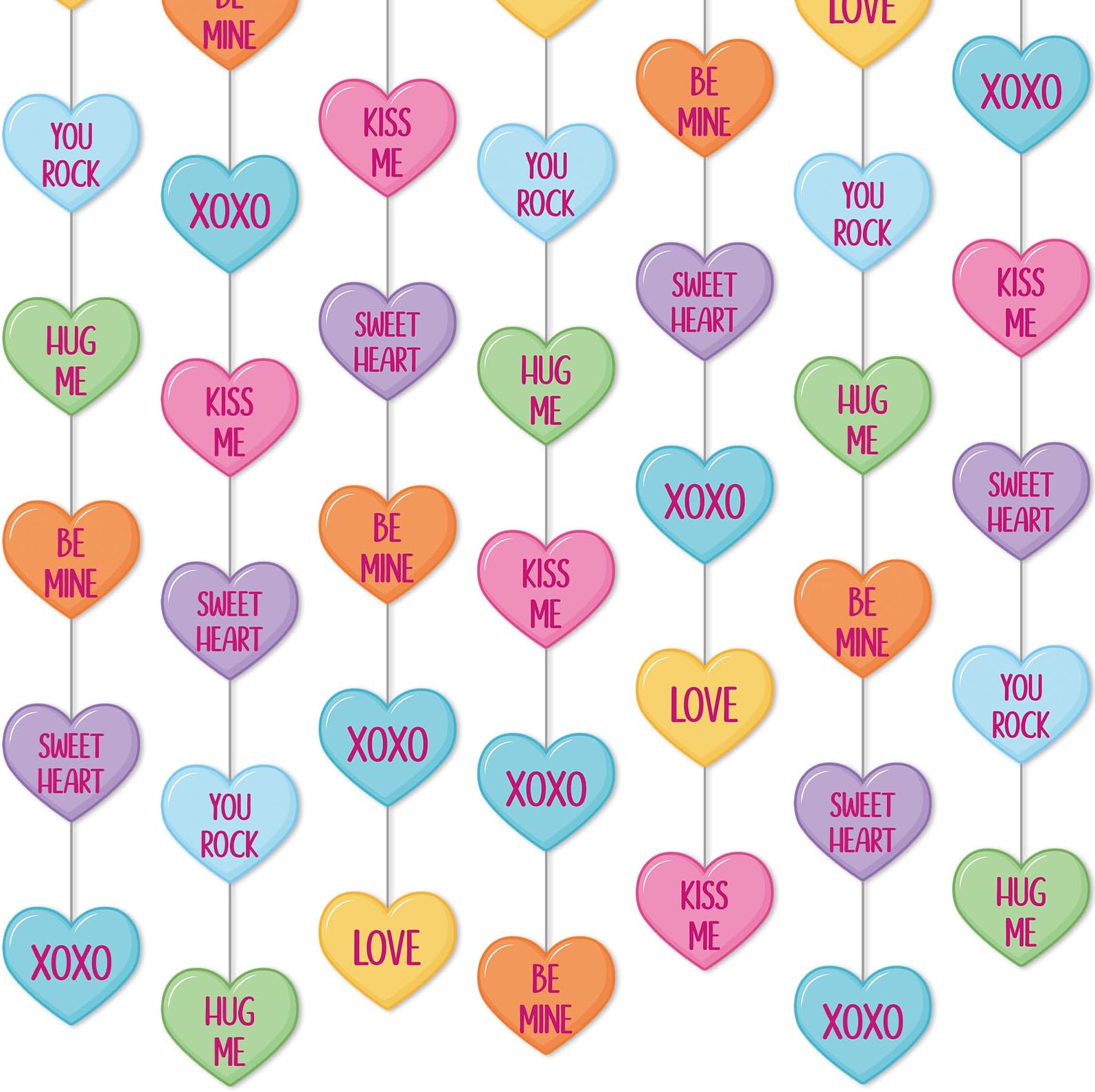 Amazon.com: KatchOn, Valentines Day Conversation Hearts Decorations ...