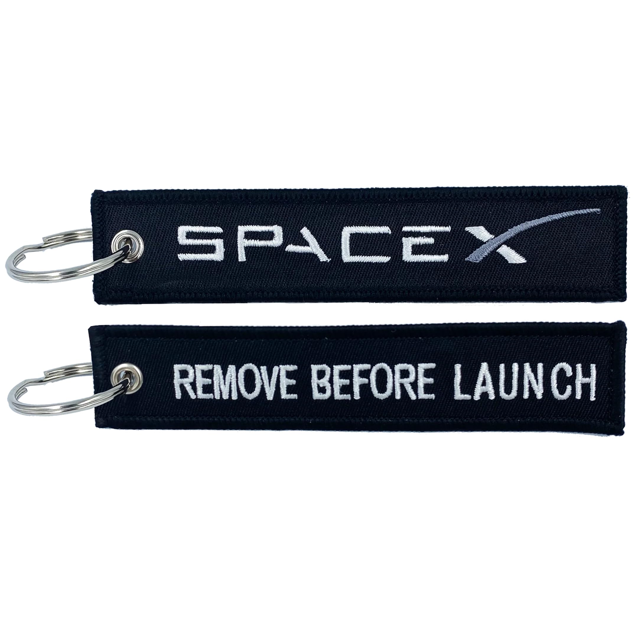 Amazon.com: BLACK SpaceX REMOVE BEFORE LAUNCH Luggage Tag zipper pull ...