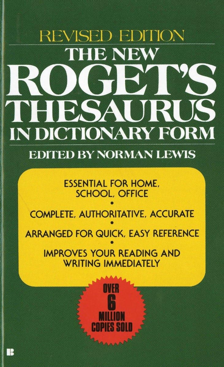 Amazon.com: The New Roget's Thesaurus in Dictionary Form: Revised ...