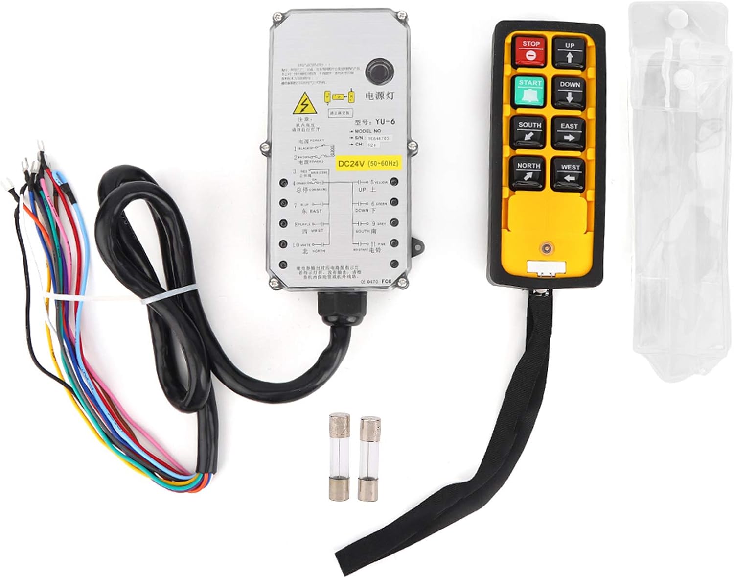 Emoshayoga Hoist Crane Lift Controller, Hoist Controller 3-Proof for ...