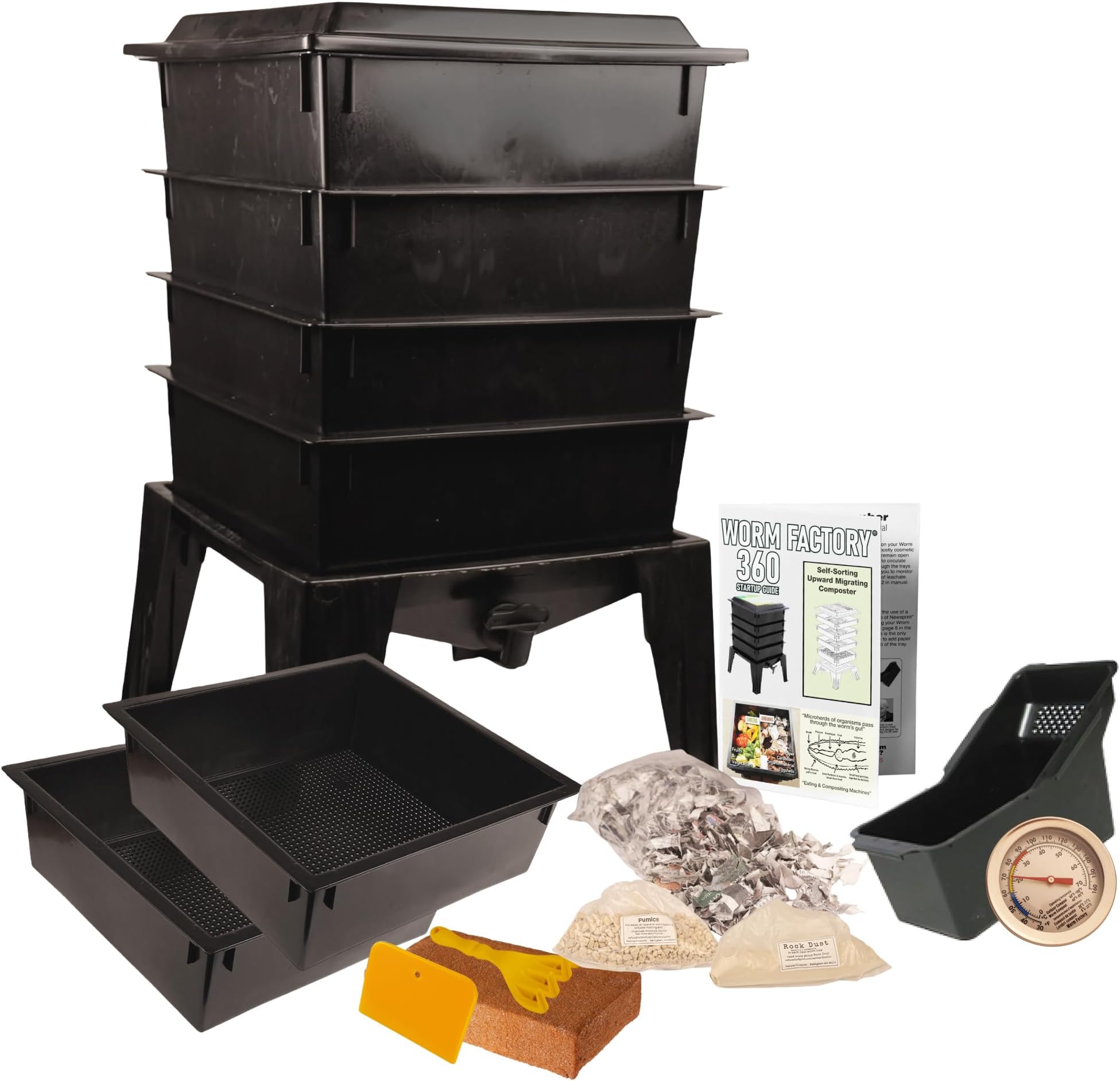 Amazon.com : Worm Factory® 360 Black US Made Composting System for ...