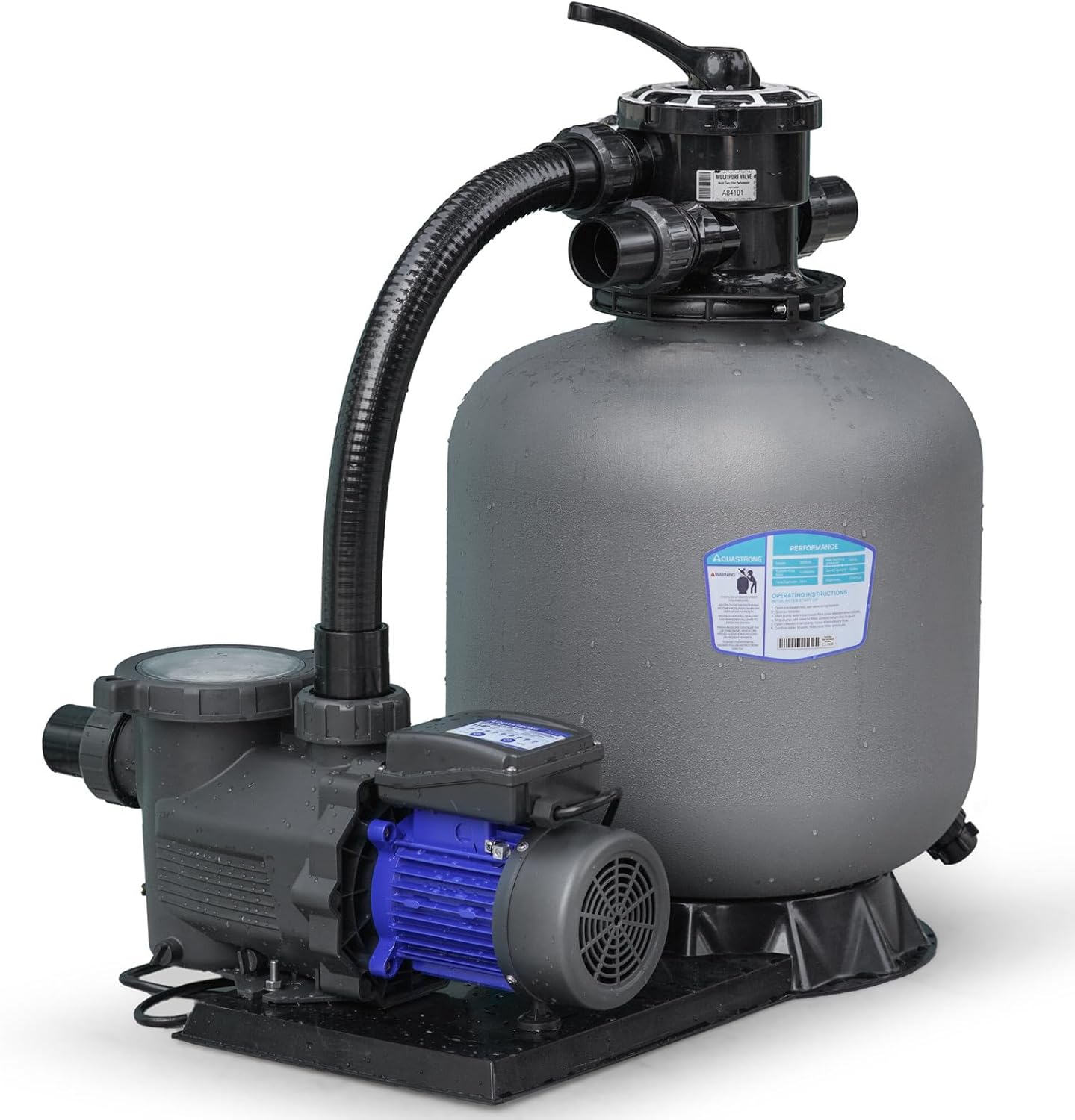 Amazon.com : AQUASTRONG Sand Filter Pump for Above Ground Pool with ...