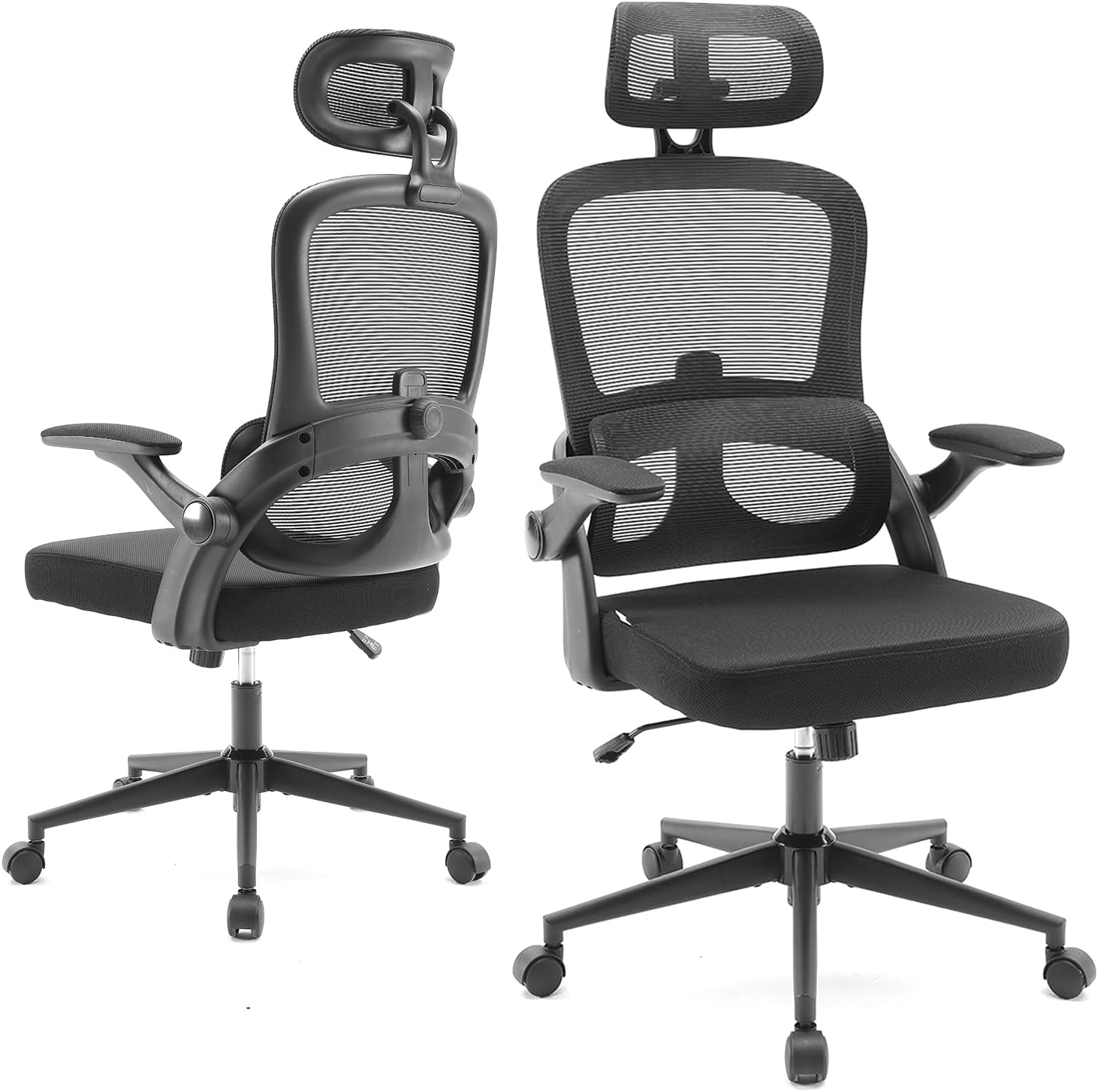 SIHOO M102C Ergonomic Mesh Office Chair, High Back Desk Chair with 3D ...