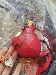 Amazon.com: Red Cardinal Birds Nativity Set 7 Pc Figurine Set : Home ...