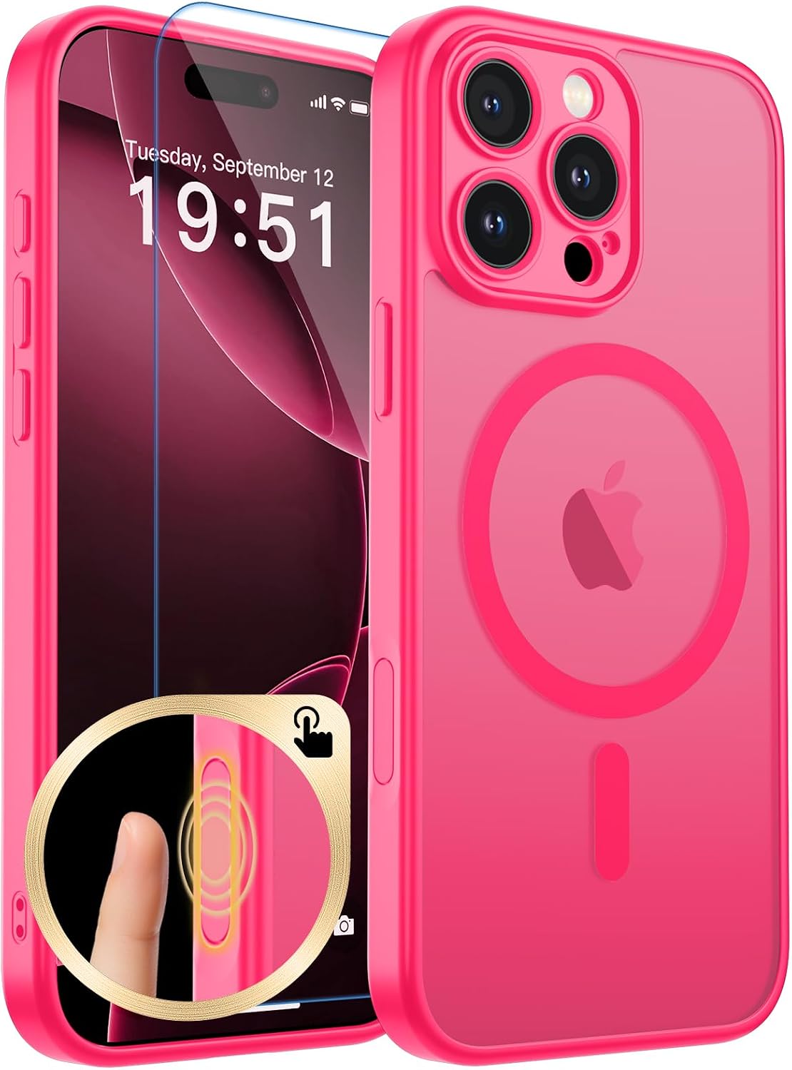 Amazon.com: zapica Magnetic for iPhone 16 Pro Max Case, Upgraded ...