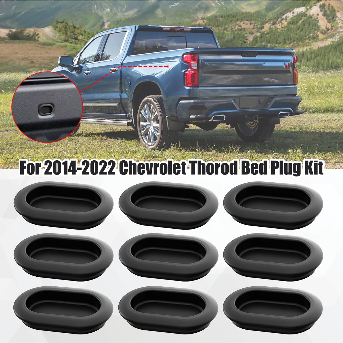 Post08 Silverado Door Drain Plug