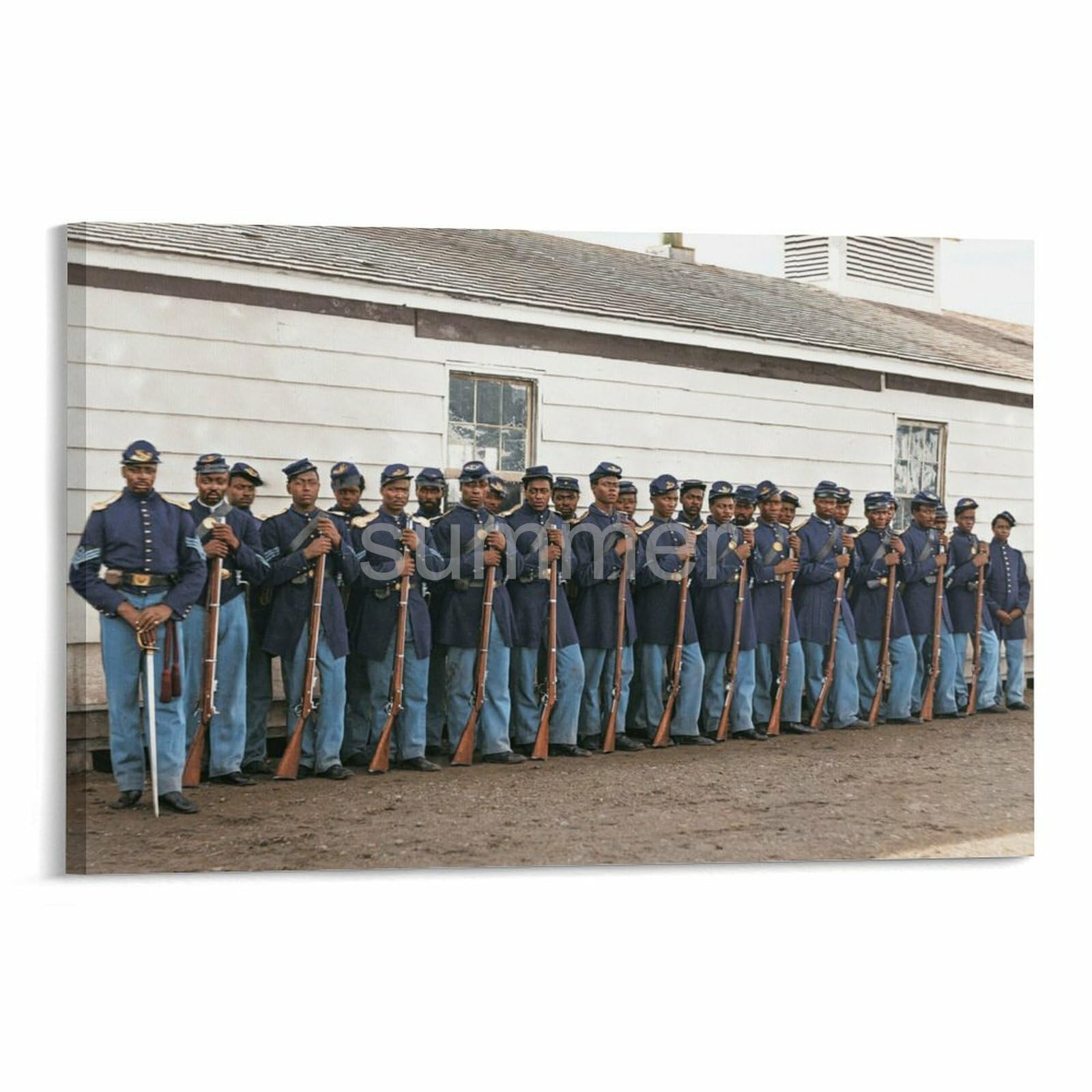 Civil War Union Soldiers In Color