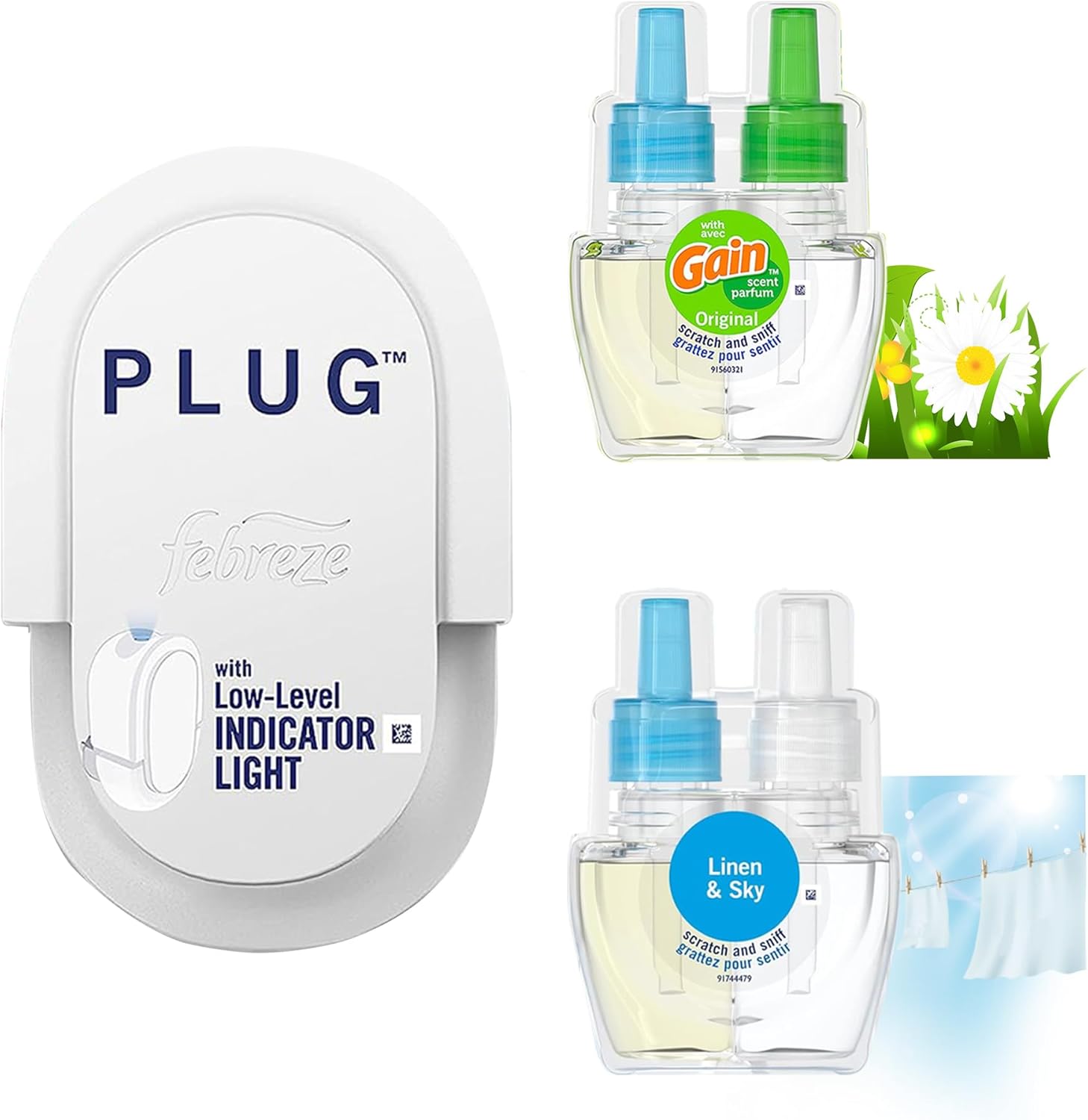 Amazon.com: Air Freshener Starter Pack, 1 Scent Plug with Original ...