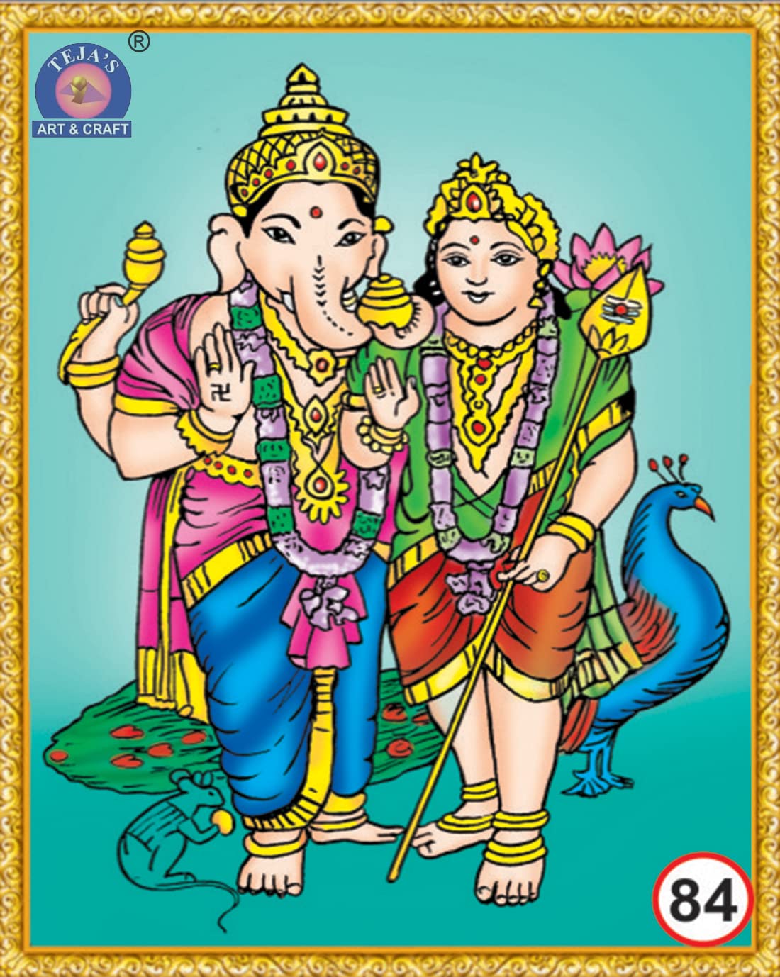 Glass Painting Designs Of Lord Ganesha Pattachitra Painting : Lord