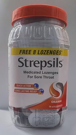 Strepsils - Bottle of 128 Lozenges (Orange) : Amazon.in: Fashion