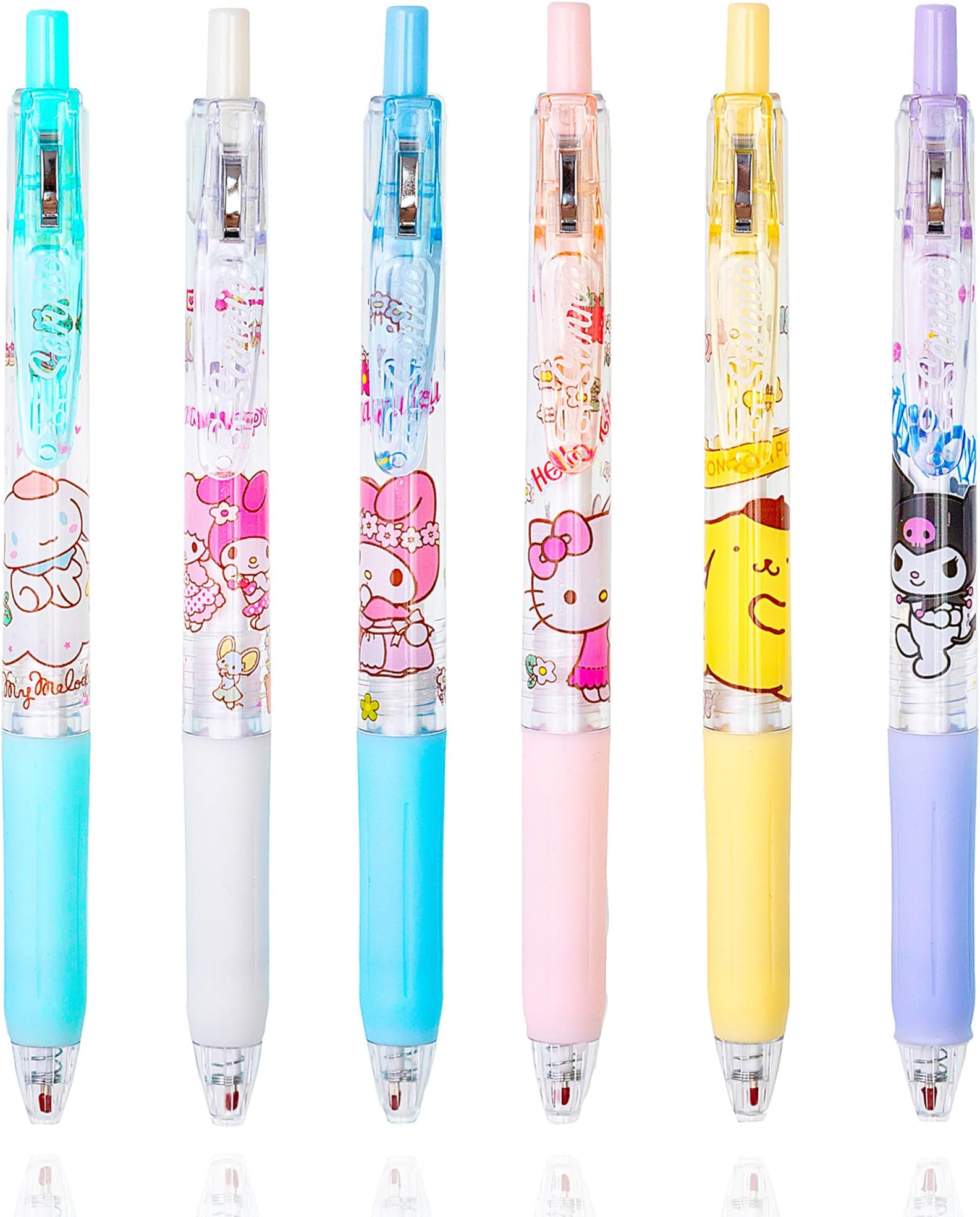 Amazon.com : FourFine 6 Pcs Kawaii Pens Anime Kitty Pen Merchandise ...