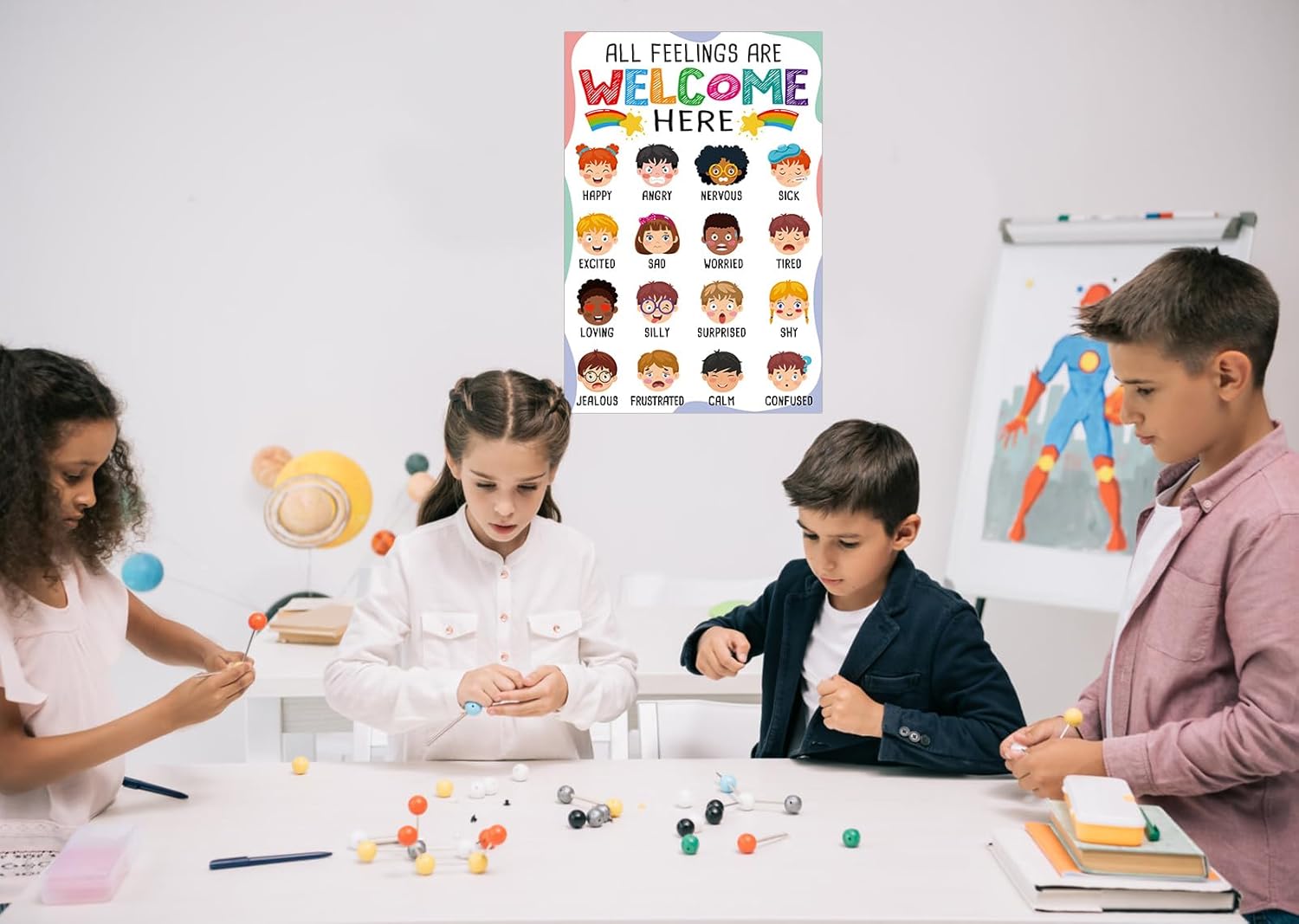 FLYAB Feelings Chart Poster for Kids Emotions Chart Philippines | Ubuy