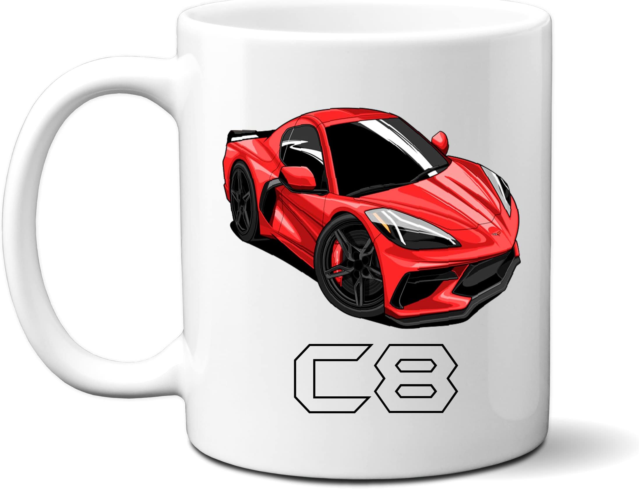 Amazon.com: Corvette Modelo Coffee Mug with C7 Logo : Home & Kitchen