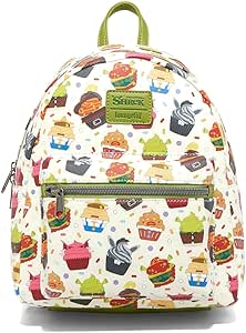 Amazon.com | Loungefly Shrek Cupcakes Mini Backpack | Casual Daypacks