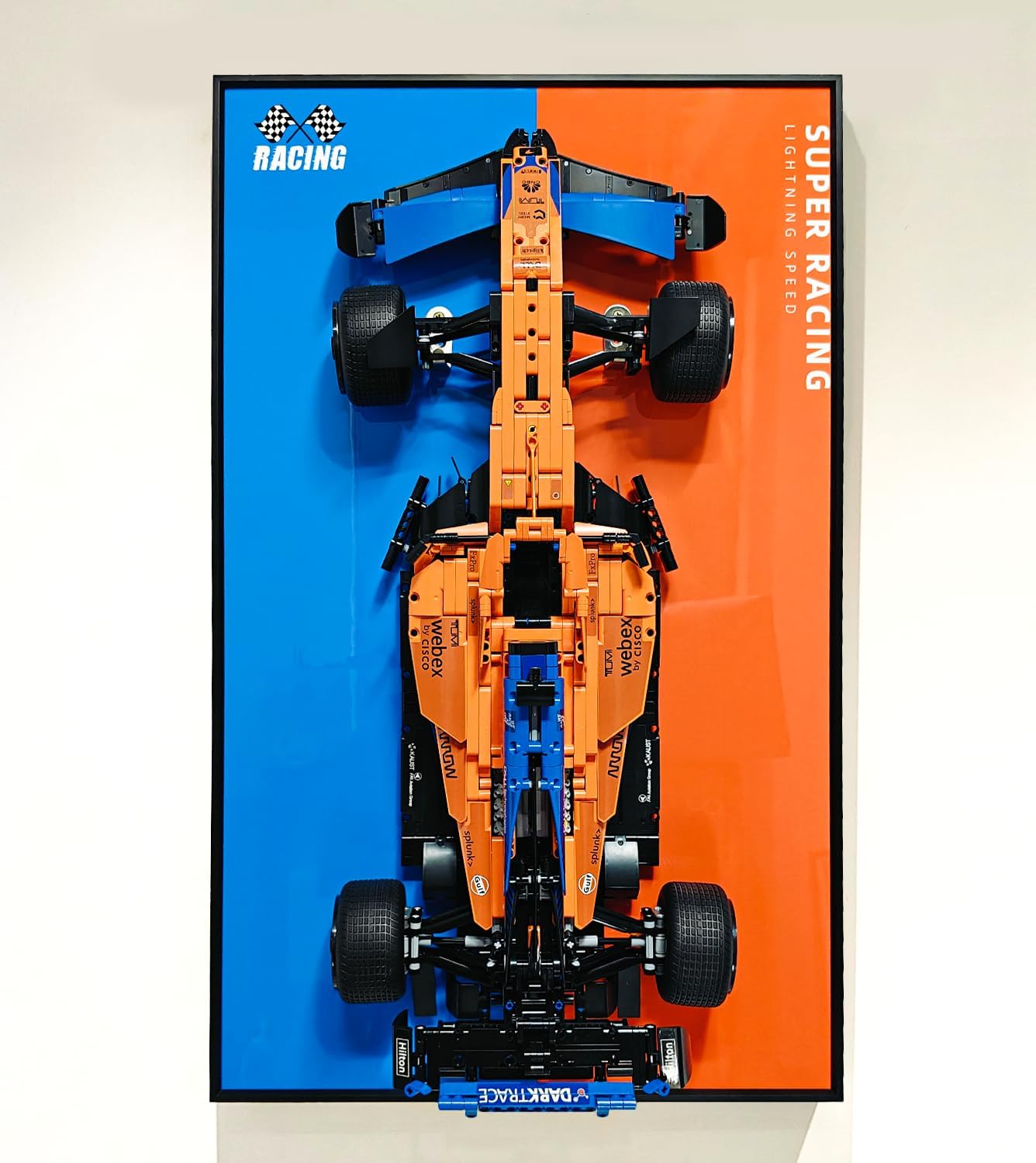 ICUANUTY Display Wandtafel für LEGO 42141 F1 Technic McLaren Formel 1 ...