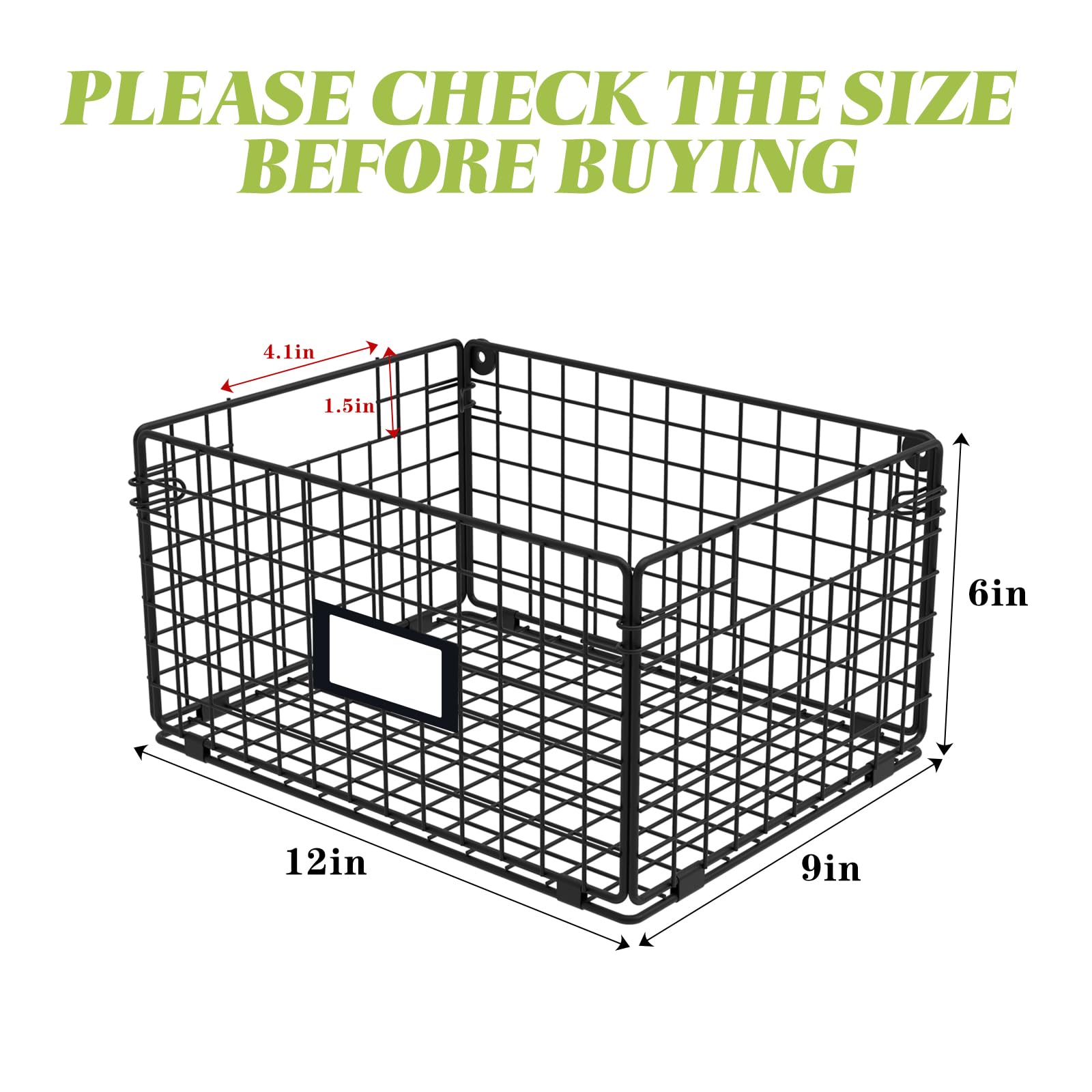 Snapklik.com : X-cosrack Patent Design 4 Pack EXTRA LARGE Wire Basket ...