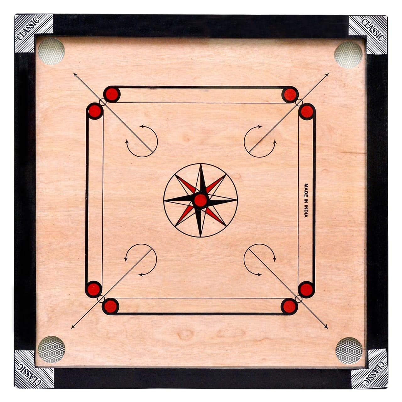 Buy GEE Large Size 30' Inch Carrom Board with Coins, Striker Online at ...