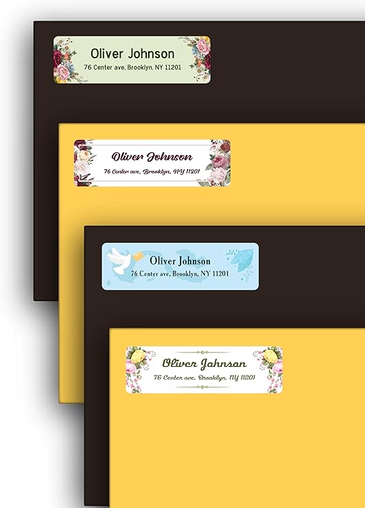 Amazon.com : Custom Address Labels Stickers - Return Labels ...