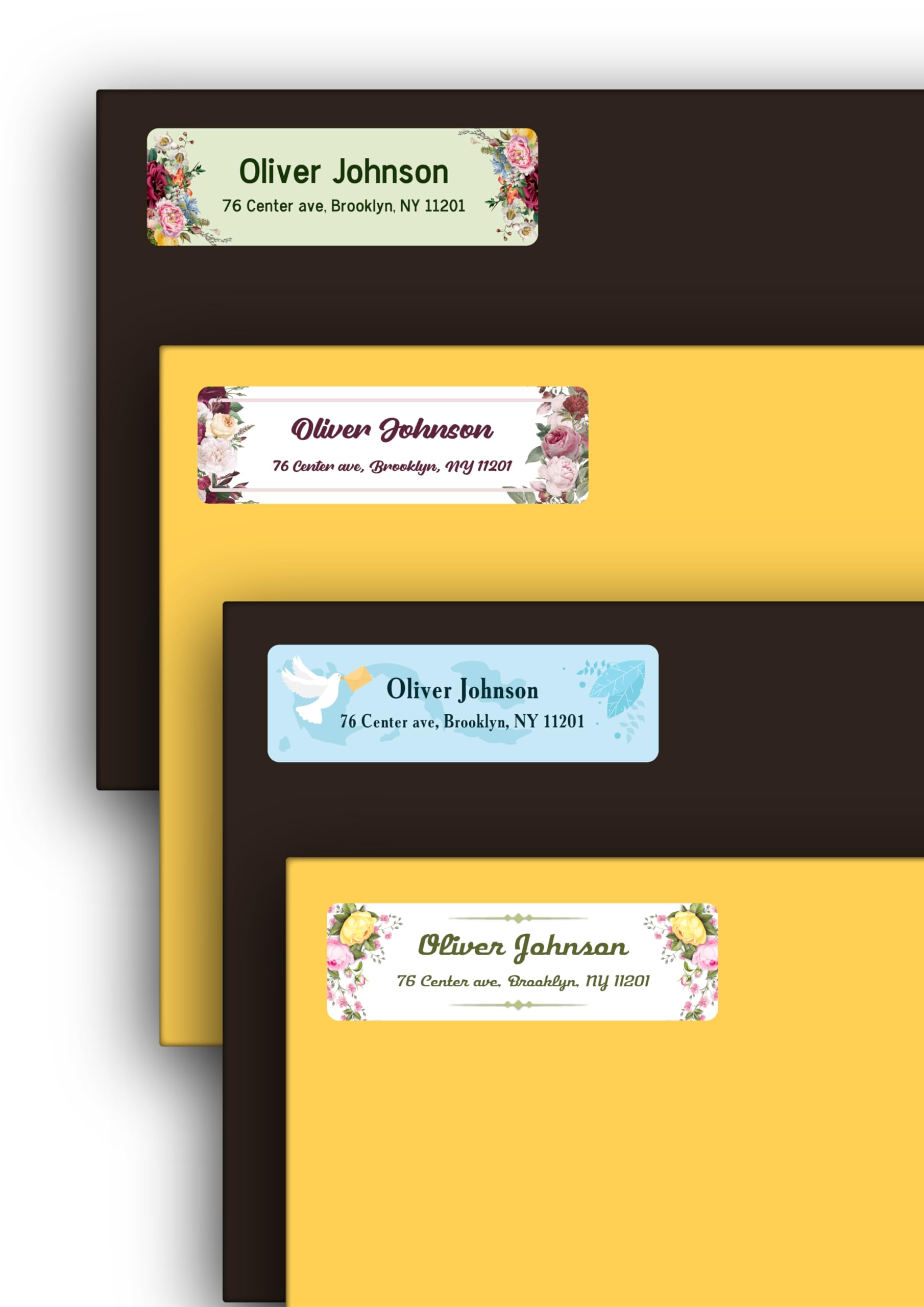 Amazon.com : Custom Address Labels Stickers - Return Labels ...