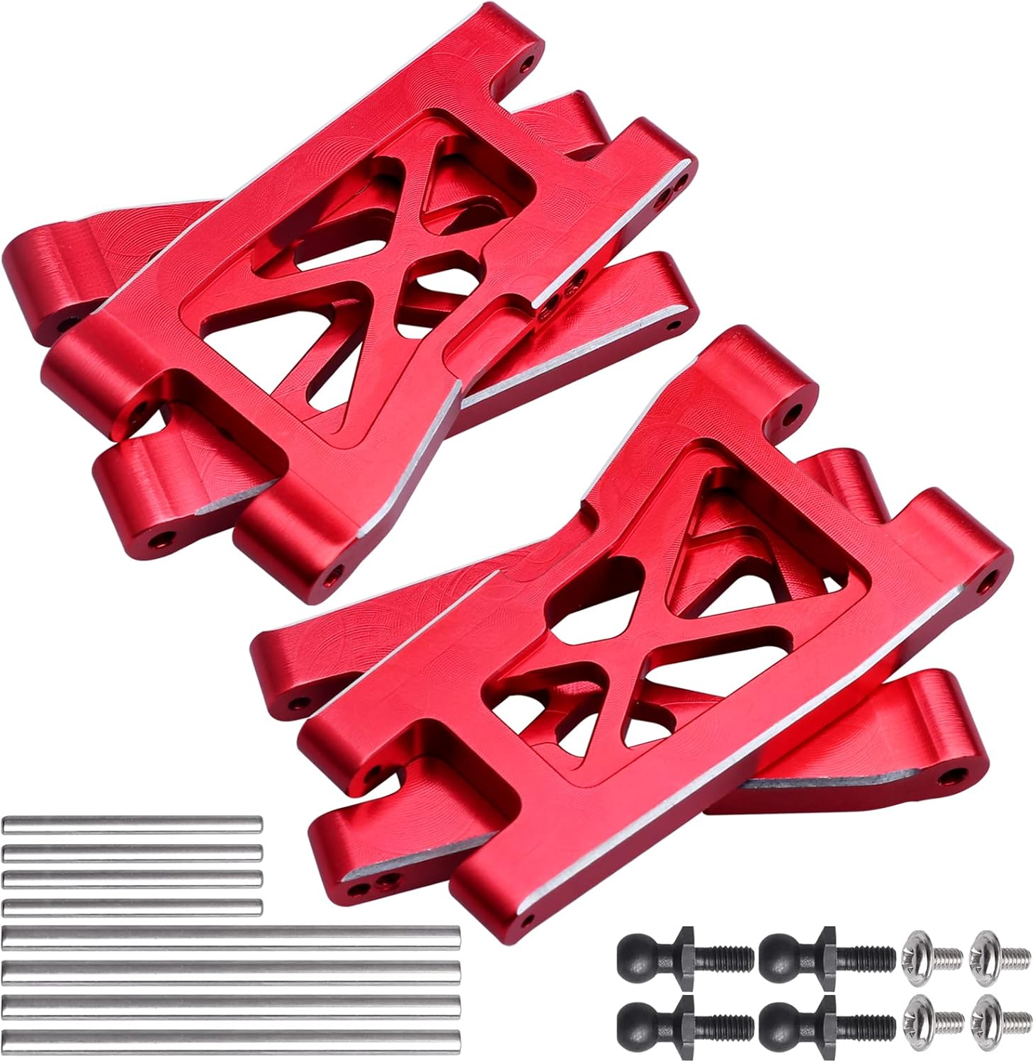 Aluminum Front & Rear Suspension Arms 4-Pack Upgrades for 1/18 Traxxas ...