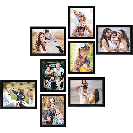 Amazon Brand - Solimo Set of 8 Collage Photo Frames (8 Pcs-8X10 Inch ...