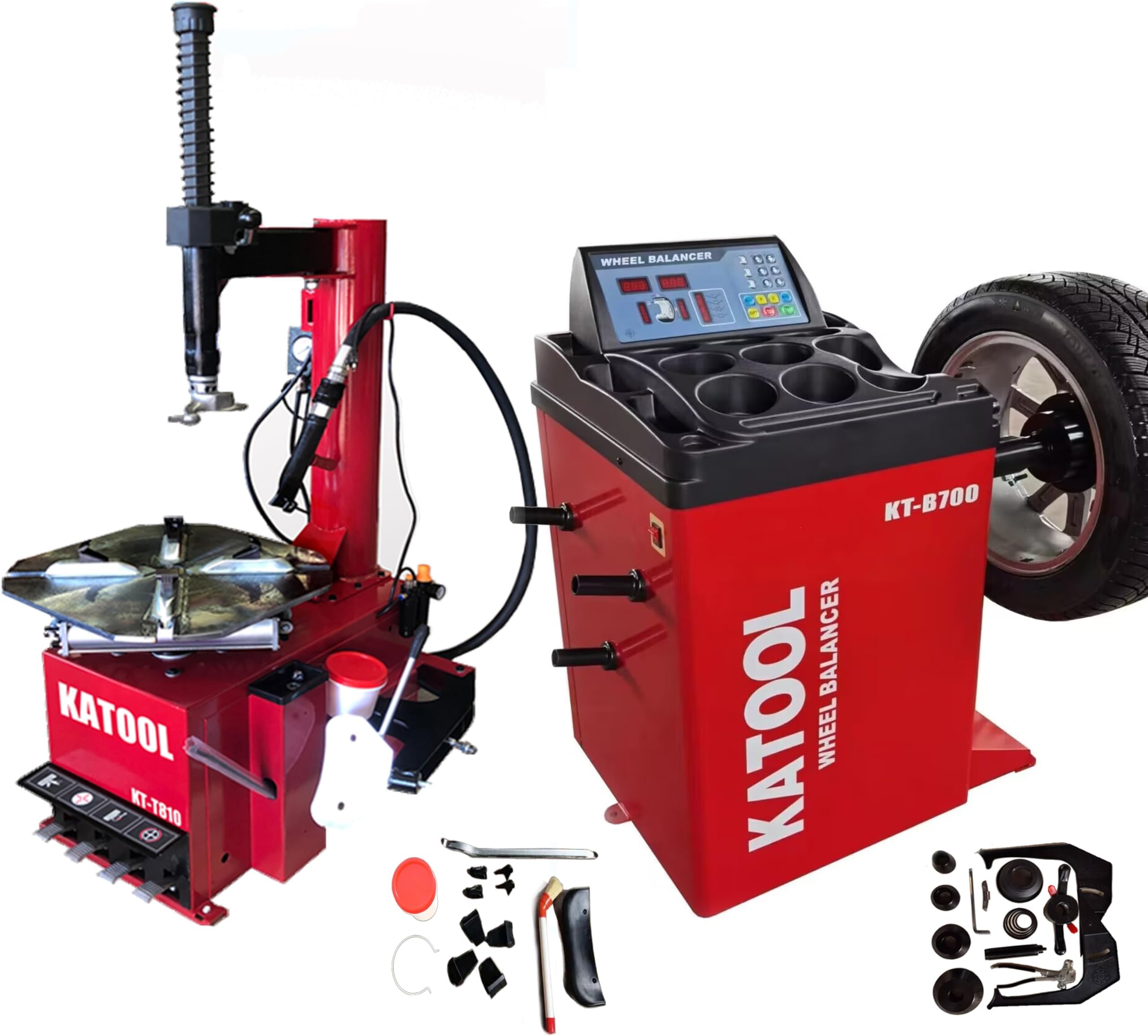 Amazon.com: KATOOL 2.0 HP Tire Changer Wheel Changers Machine Combo ...