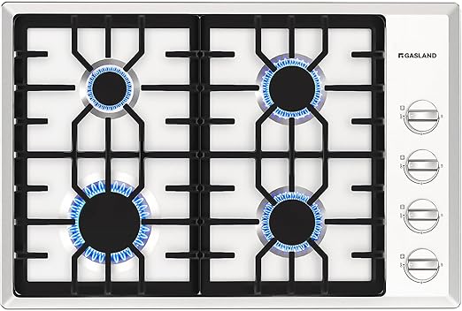 Amazon.com: GASLAND 30 Inch Gas Cooktop with 4 Burners PRO GH2304SS,NG ...
