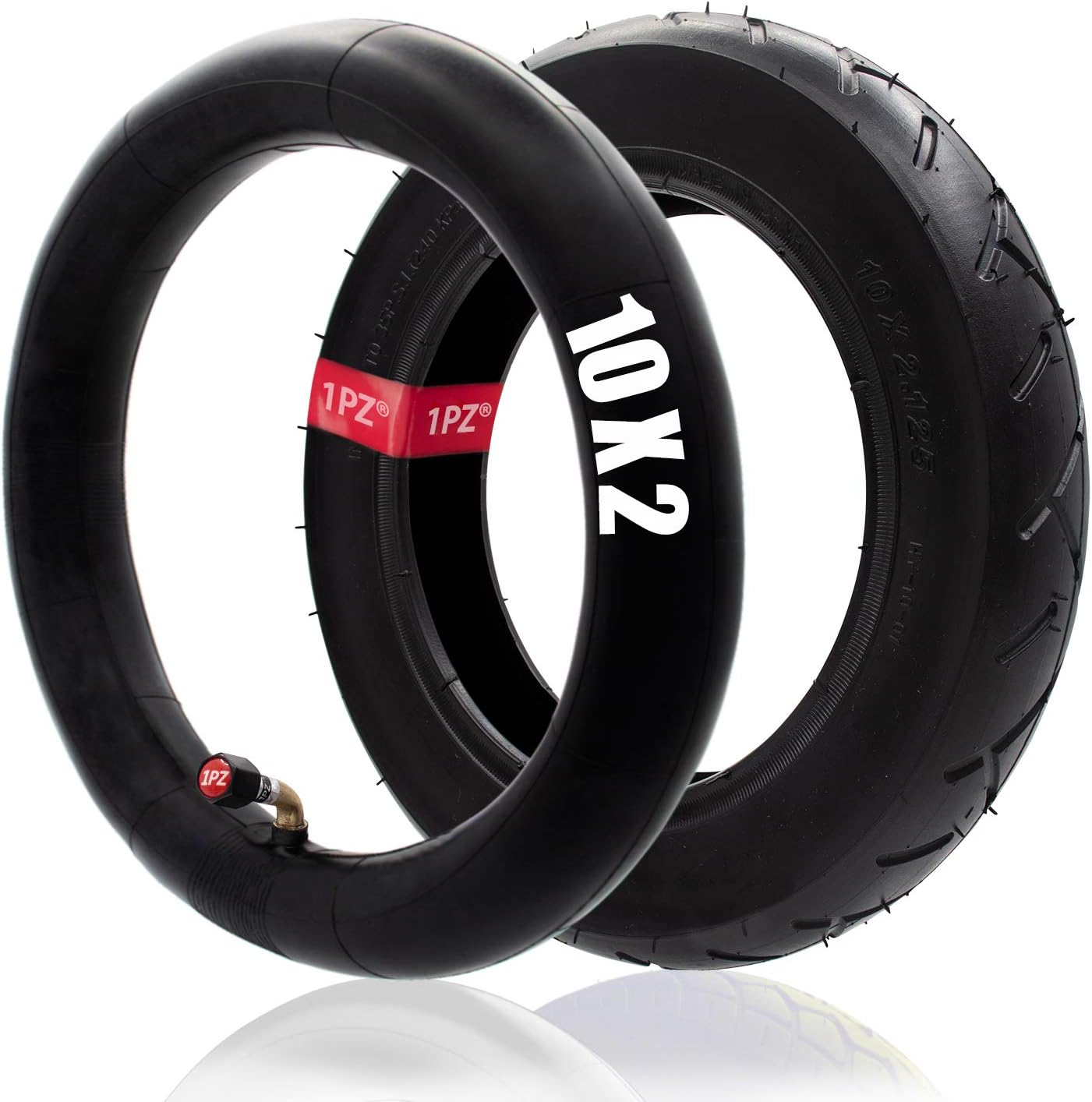 1PZ F3T-2W5 10x2,5 Pneu et Chambre à air remplacement pour scooter ...