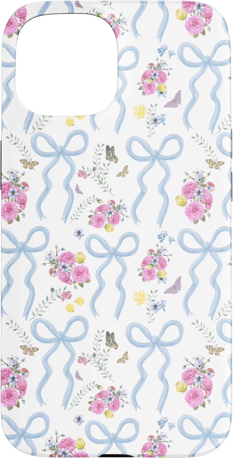 Amazon.com: iPhone 12 Pro Max Coquette Pink Bows Aesthetic Ribbons ...