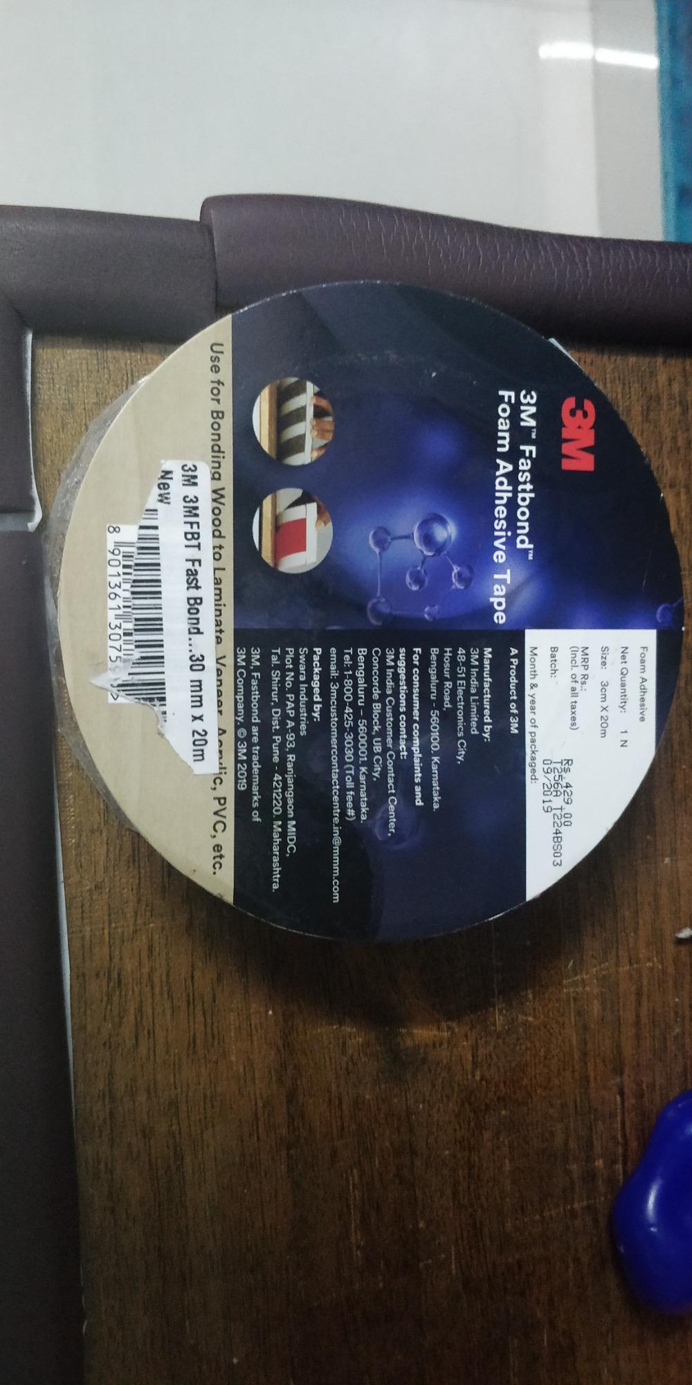 3M Fast Bond Tape 30mmx20m Pack of 2 Pcs : Amazon.in: Home & Kitchen