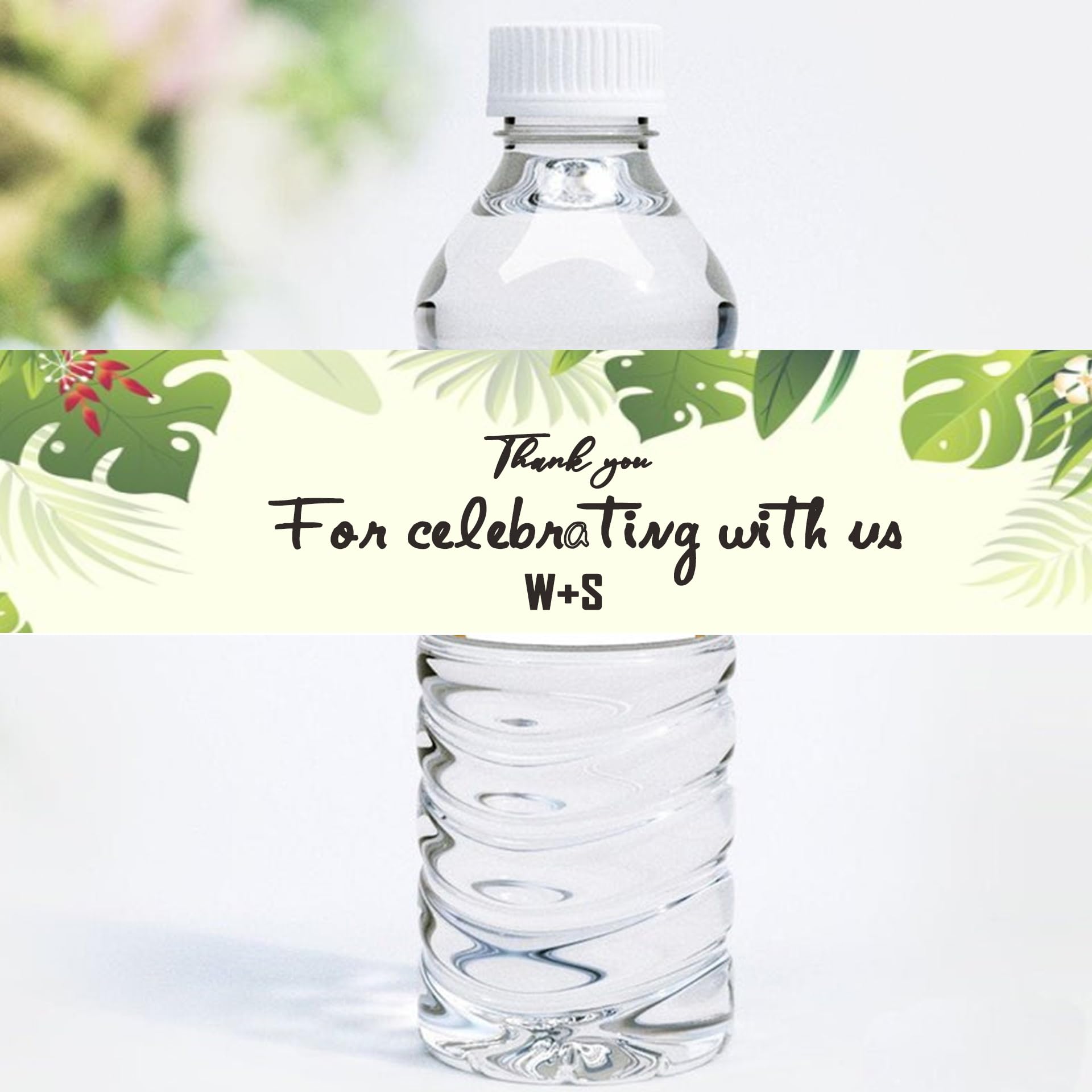 Personalized Water Bottle Labels For Business Amazon.com : 50Pcs