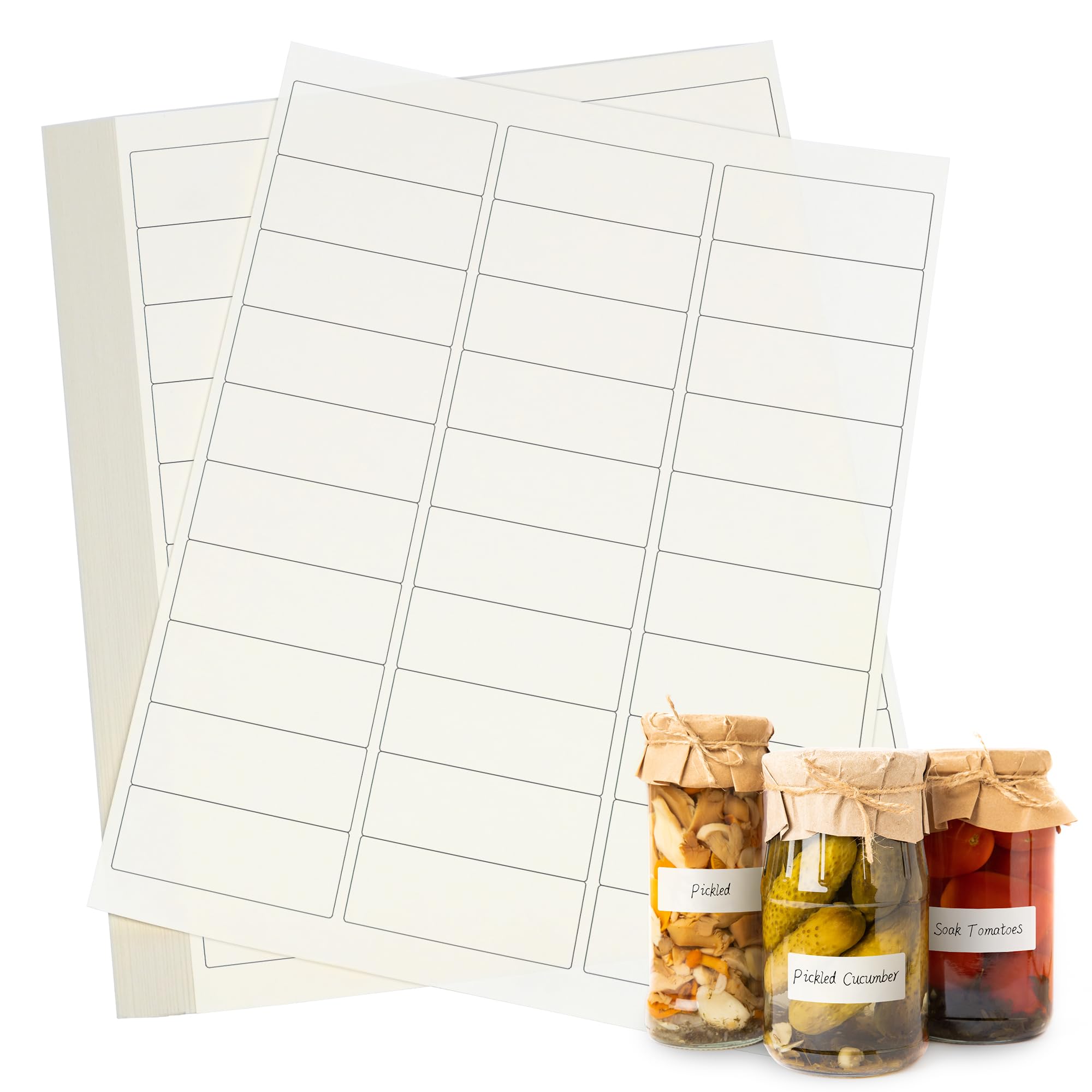 Snapklik.com : Dissolvable Food Labels Printable,1" X 2-5/8 ...