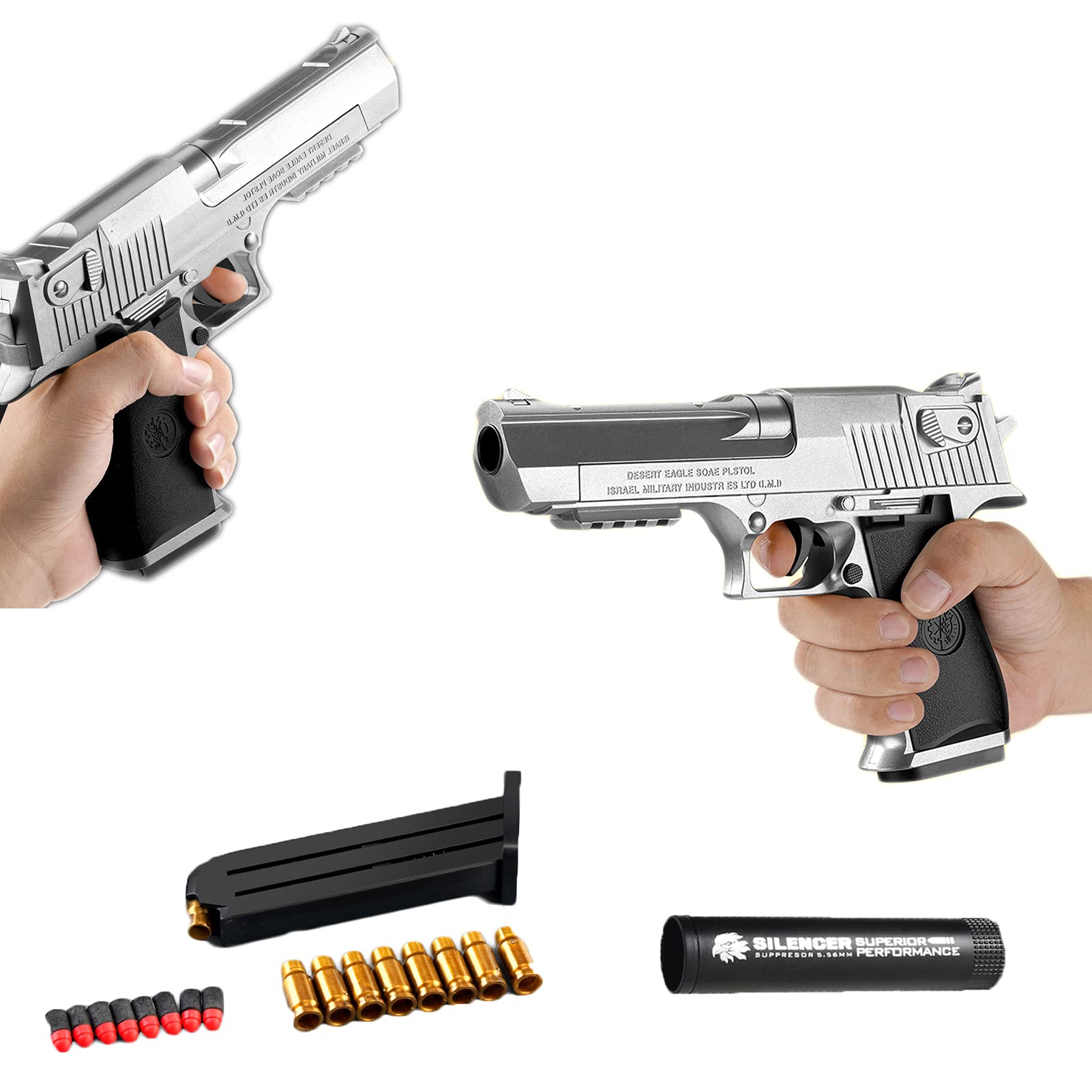 Classic Glock And M1911 Soft Bullet Toy Gun 1 1 | Desertcart Cyprus