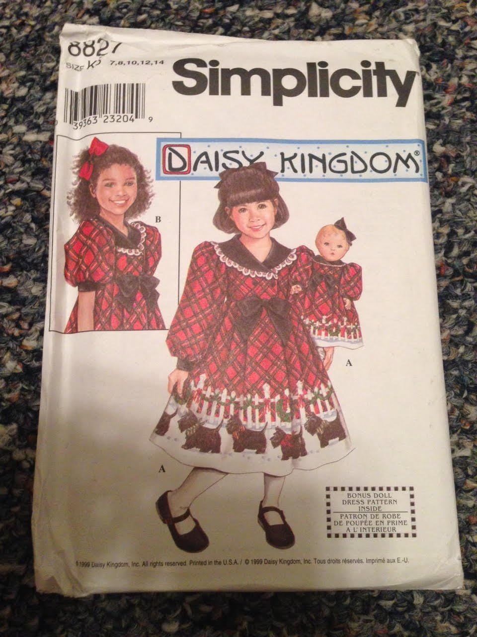 Amazon.com: Simplicity 8827 Sewing Pattern, Child's and Girls' Dress ...