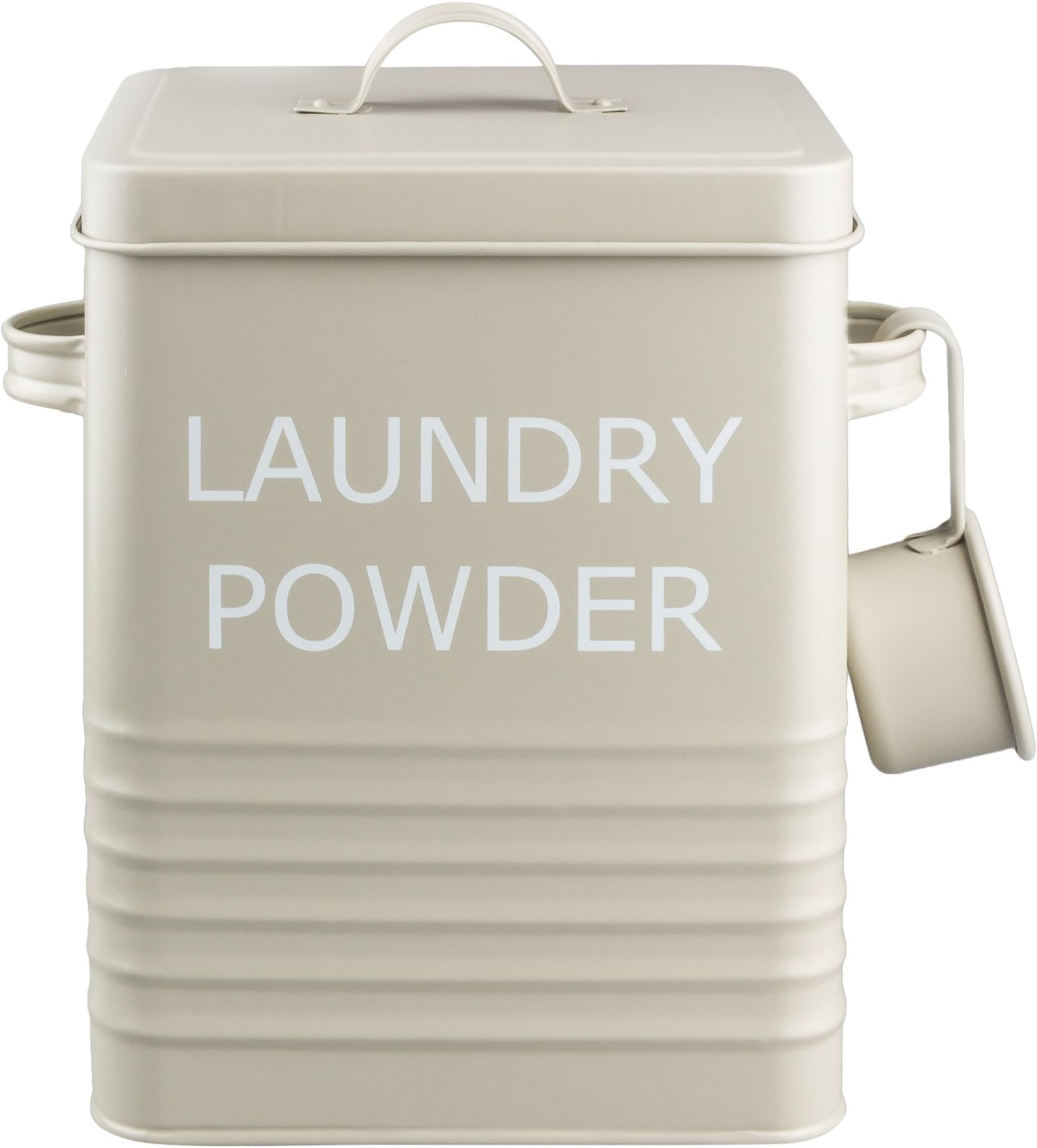 Vintage Retro Style Laundry Powder Tin In Olive Colour - Ideal For ...