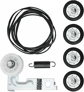 Amazon.com: Dryer Repair Kit Rollers Belt Idler Pulley Replace For LG ...