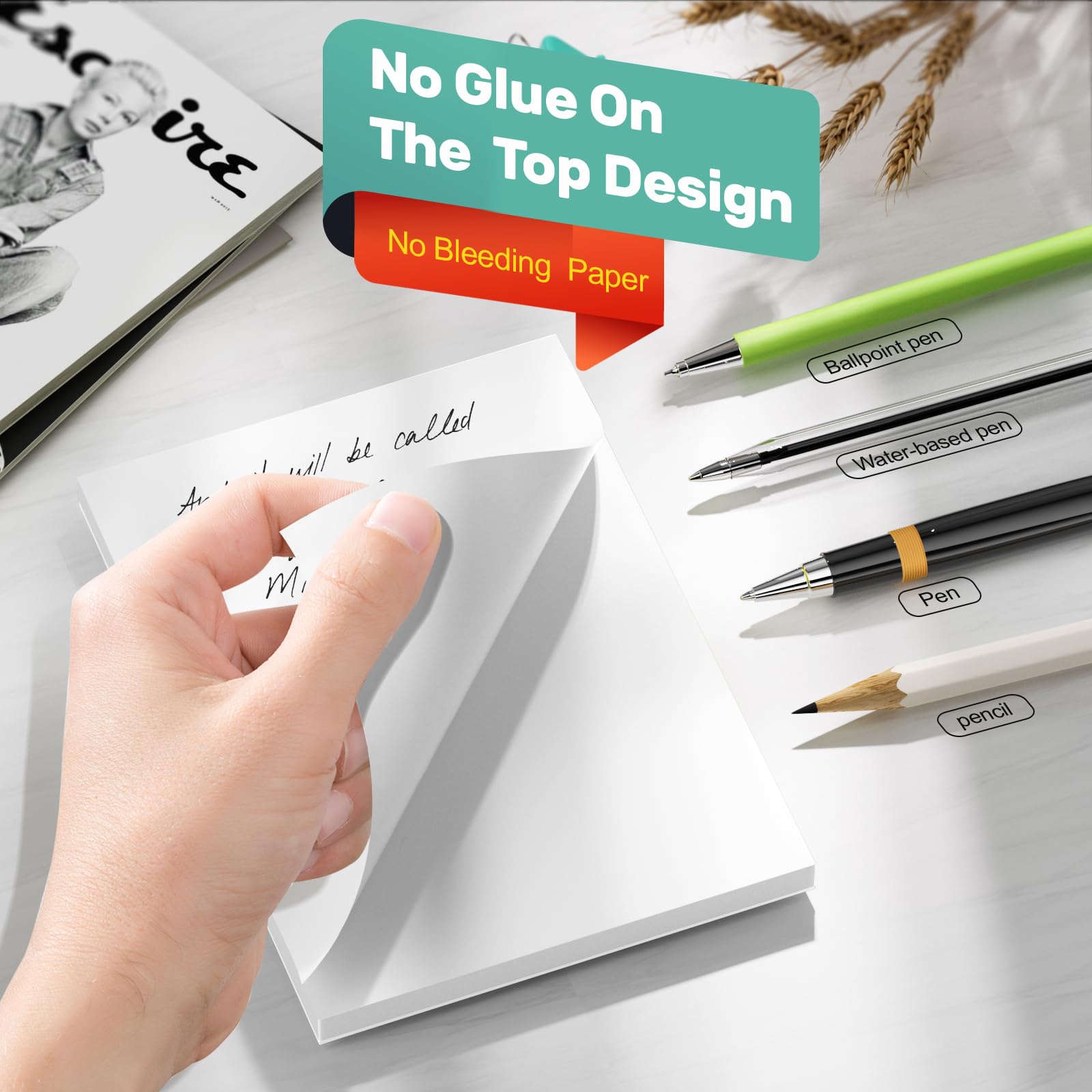 Snapklik.com : Note Pads - Memo Pads - Blank Scratch Pads - Small ...